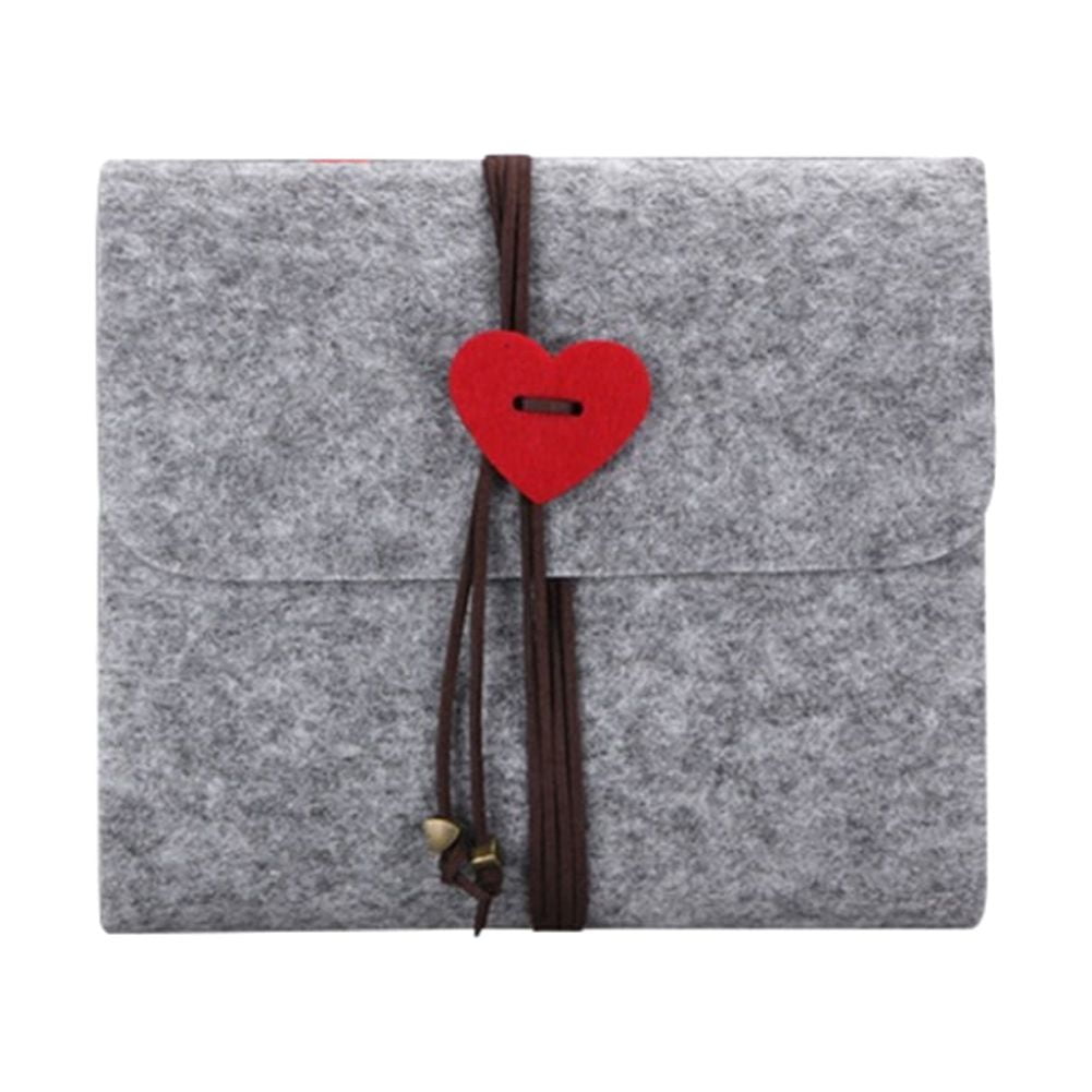 Photo Album, Felt Cover Photo Scrapbook Memory Book Hand Made DIY ...