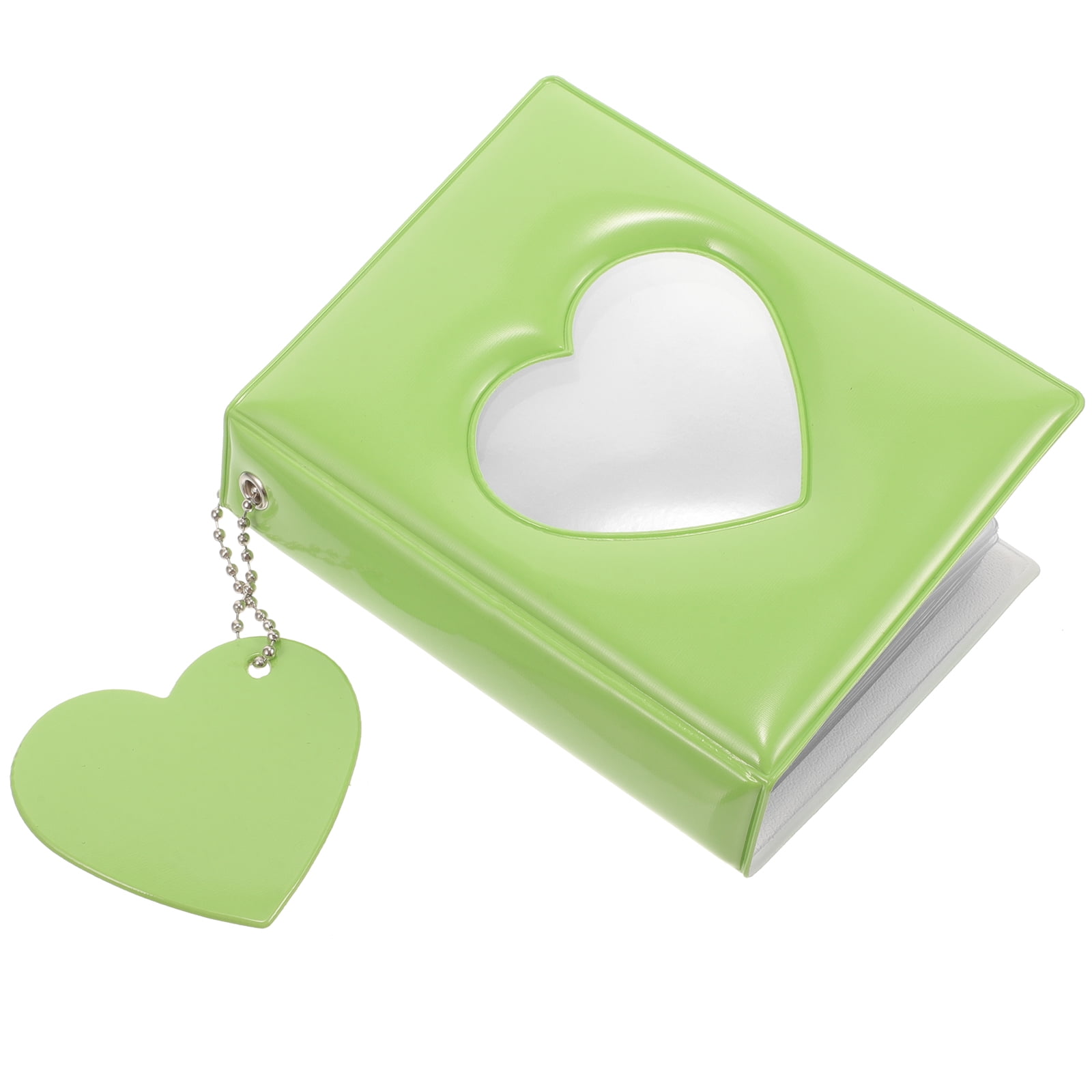 Photo Album Portable 3 Inch Photocard Album Heart Pattern Hollow Photo ...