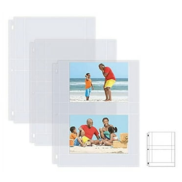 Better Office Products Photo Album Refill Sheets, 3.5 x 5 Inch ...