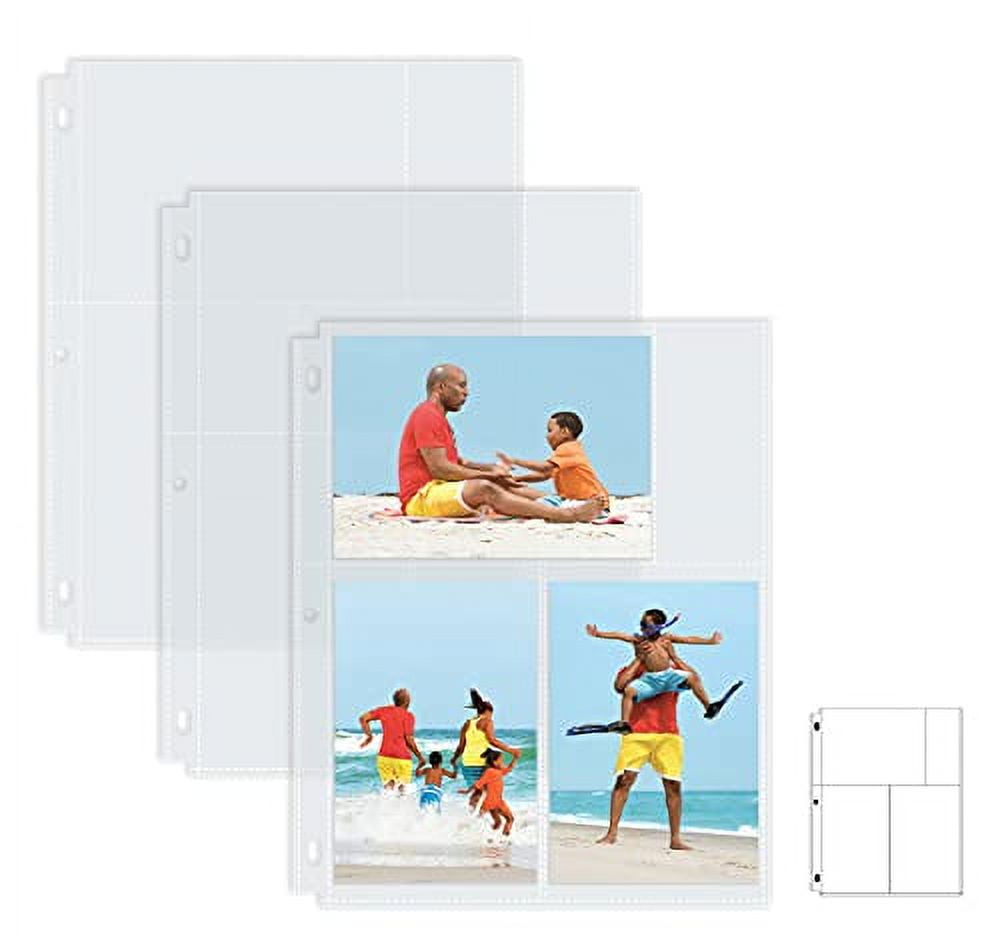 Better Office Products, Photo Album Refill Sheets, 4 x 6 Inch ...