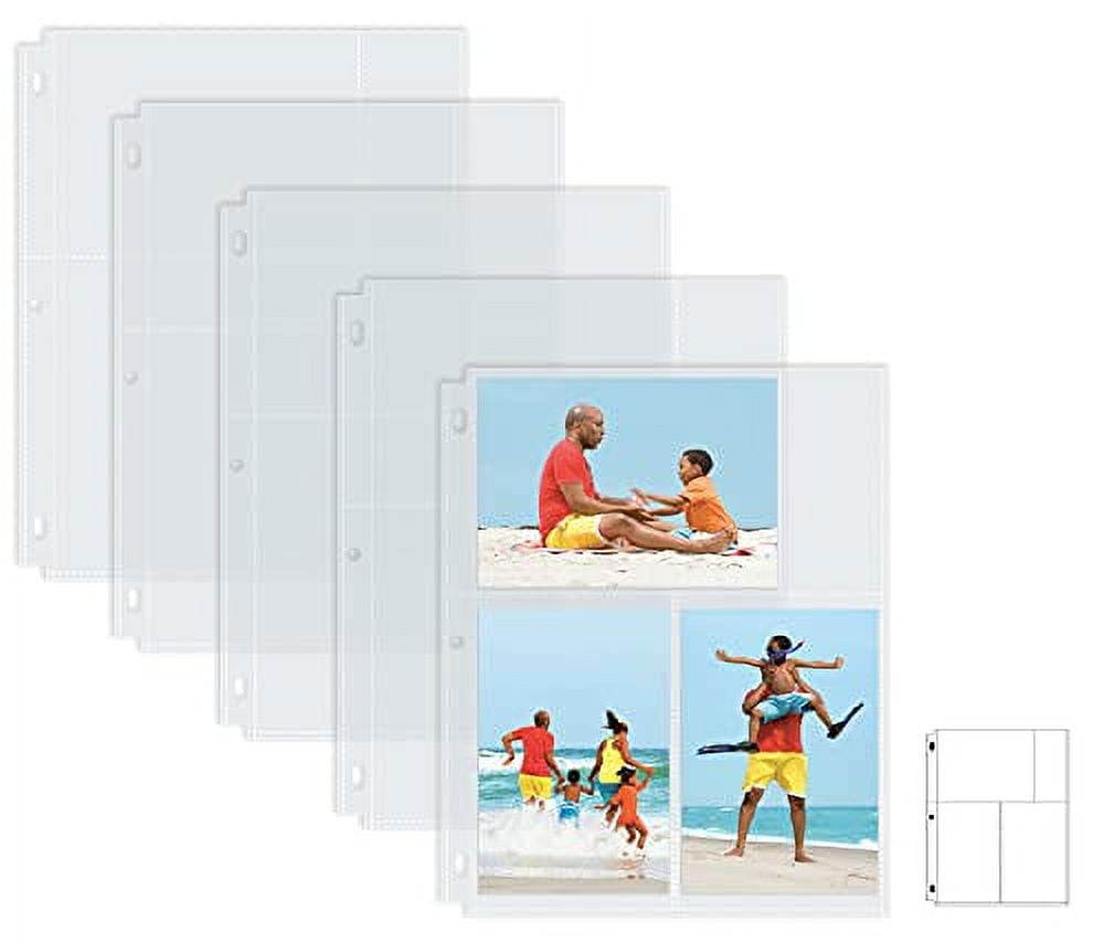 Better Office Products Photo Album Refill Sheets 4x6 Inch Heavyweight ...