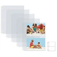 Photo Album Sleeves Card Page Pages Binder Sleeve Sheet Clear Pocket ...