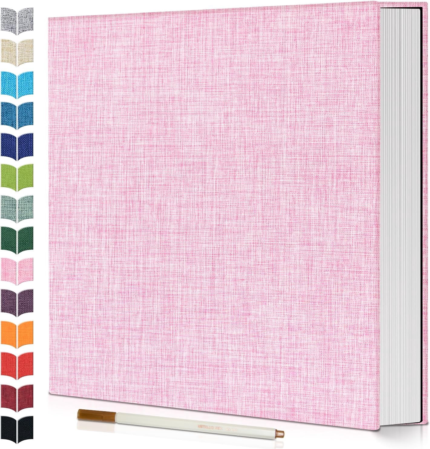 Photo Album Self Adhesive Scrapbook,Large Photo Book for 4x6,5x7,8x10 ...
