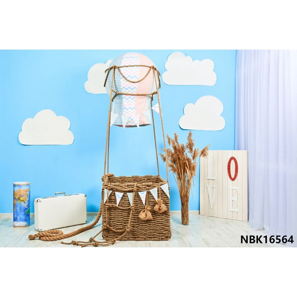 Photo Backdrop Cloud Baby Shower Birthday Party Kids Baptism Banner Hot ...