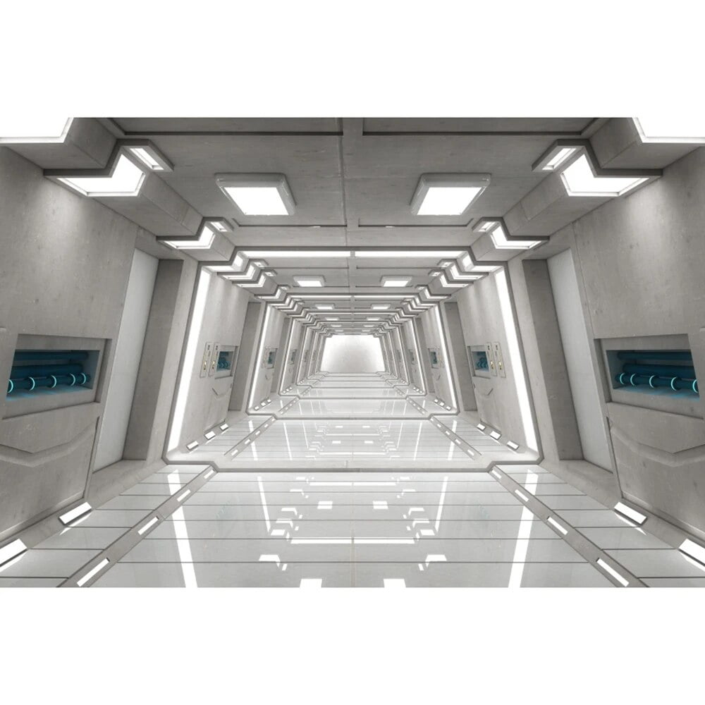 Photo Backdrop Science fiction Space Spaceship Earth Scene Child ...