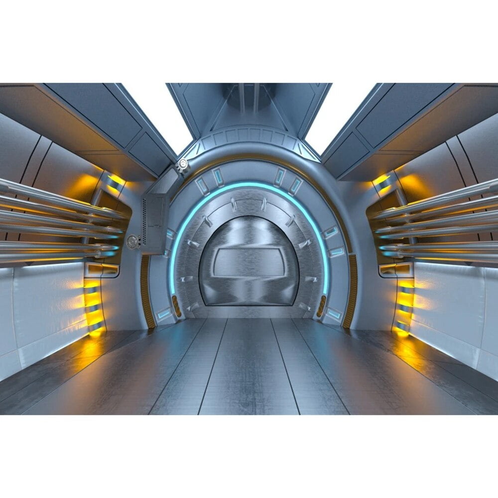 Photo Backdrop Science fiction Space Spaceship Earth Scene Child ...