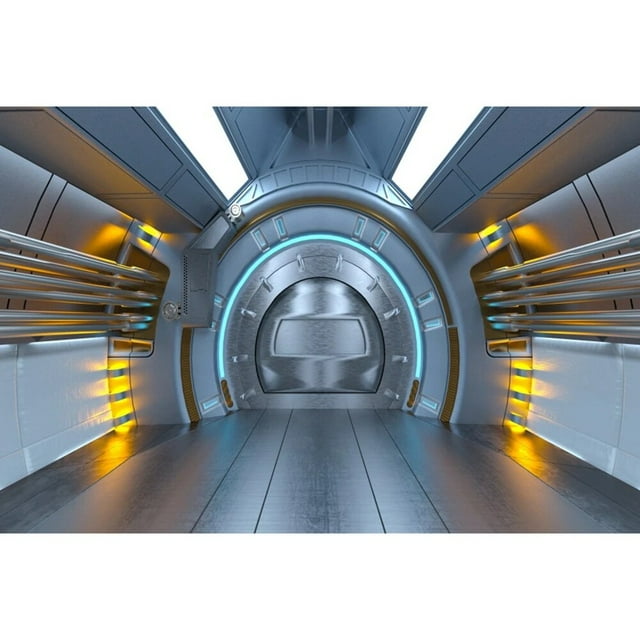 Photo Backdrop Science fiction Space Spaceship Earth Scene Child ...