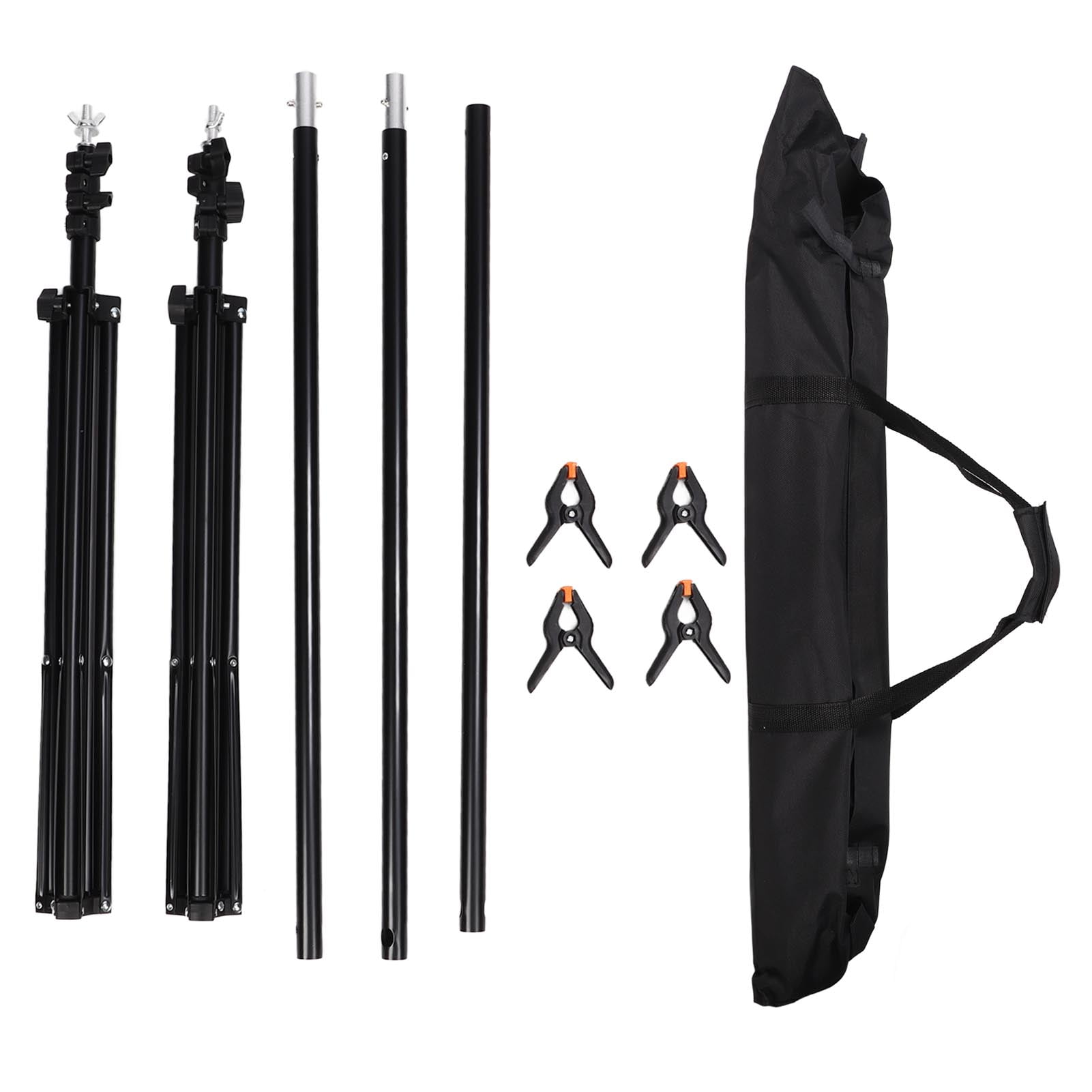 Photo Backdrop Stand Kit Aluminum Alloy Adjustable Background Support ...