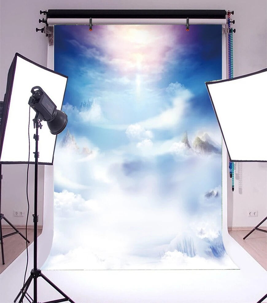 Photo Backdrop Wonderland Sky Cloud Scenic Girl Portrait Shoot Party ...