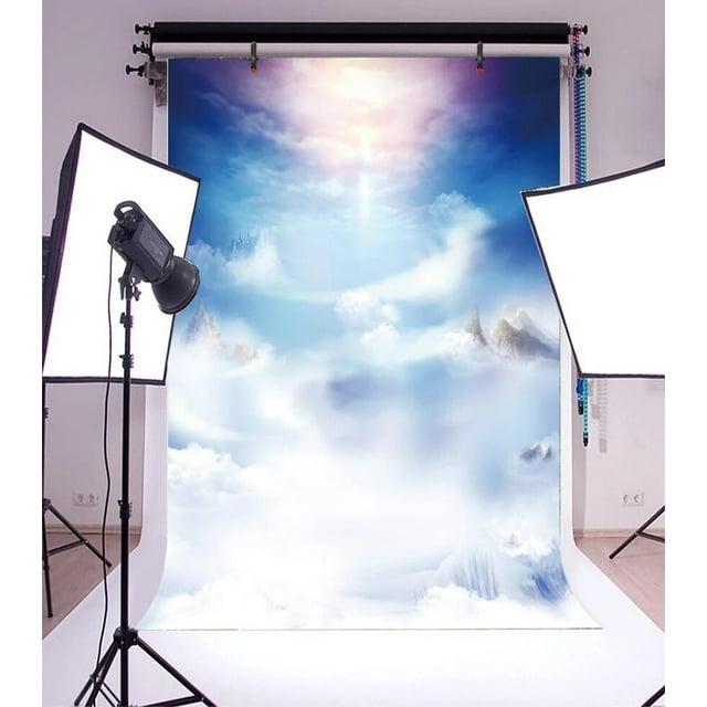 Photo Backdrop Wonderland Sky Cloud Scenic Girl Portrait Shoot Party ...