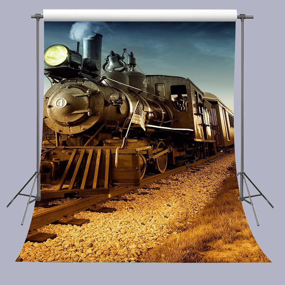 Photo Background 5x7ft Steam Train Photography Backdrops For Photo ...
