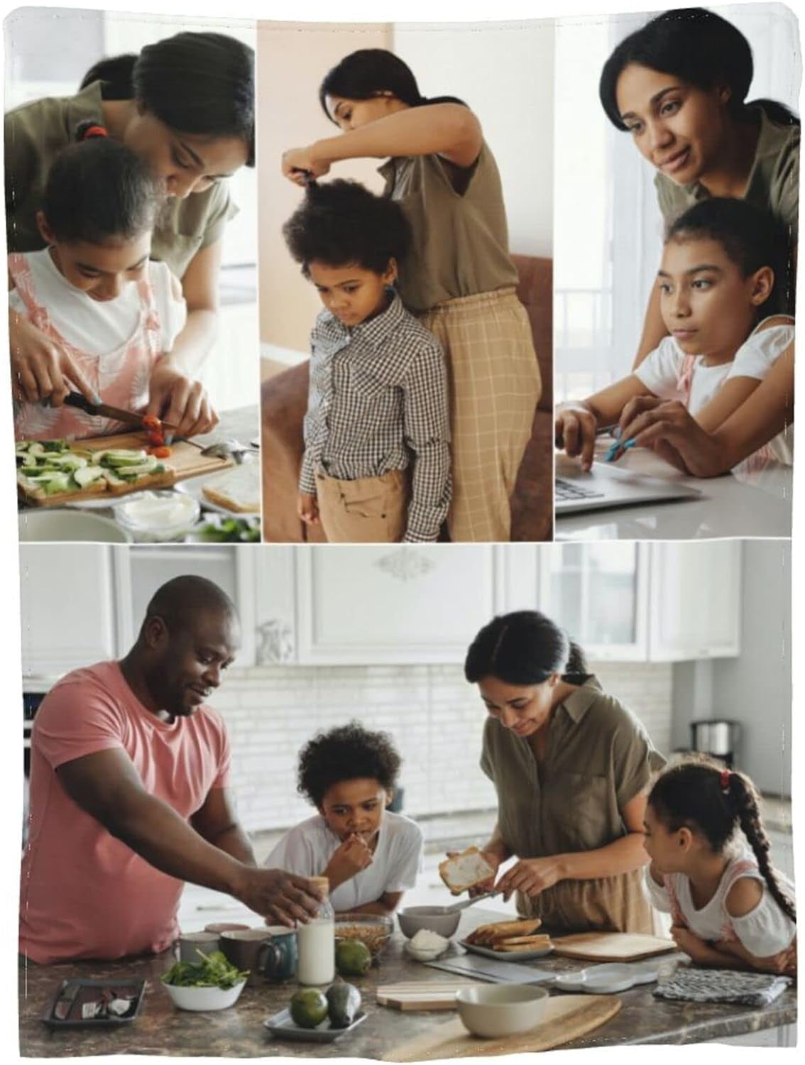 Photo Blankets with Your Own Design, Custom Personalised Blanket with ...