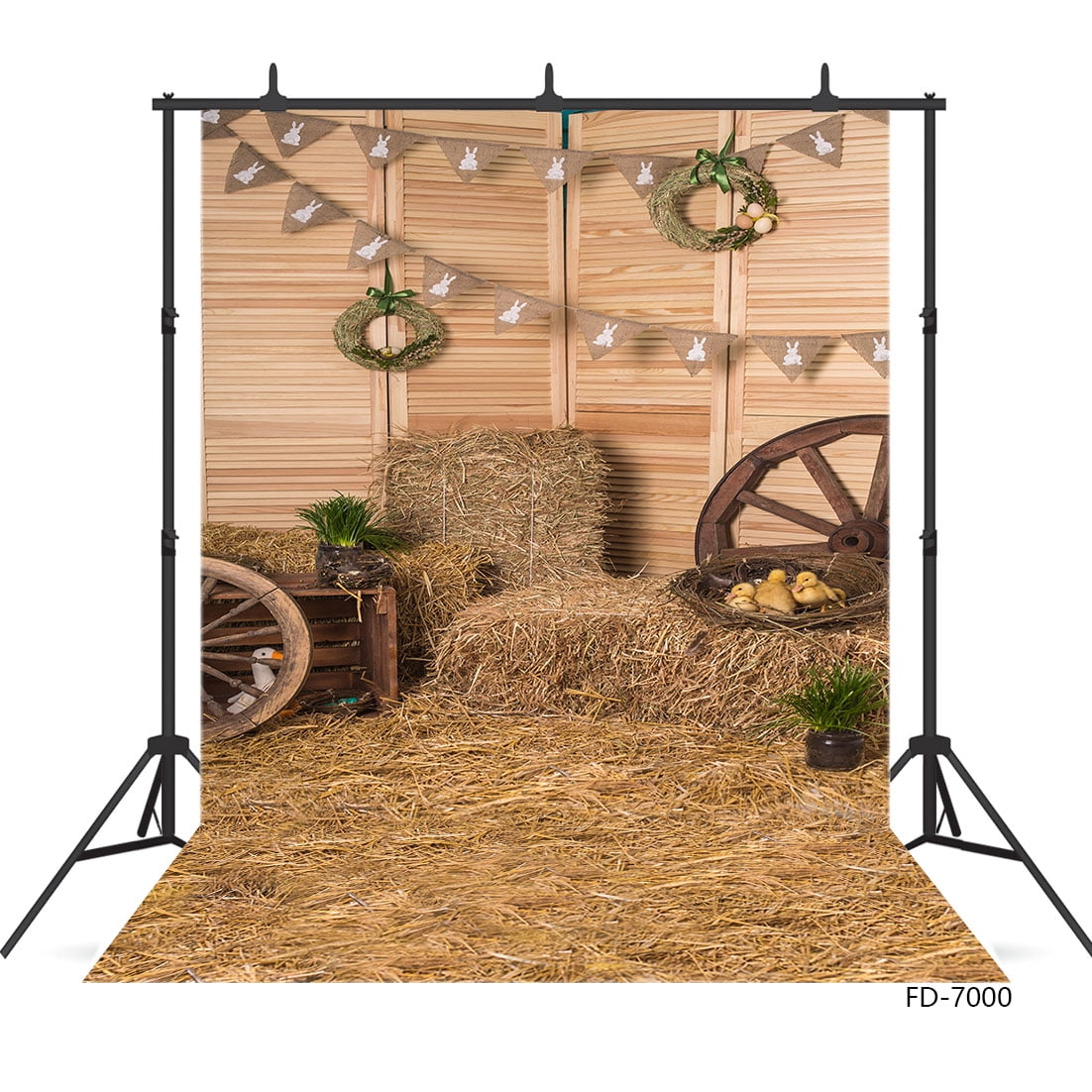Photo Booth Backdrops Barn Hay Stack Easter Vinyl Photography ...