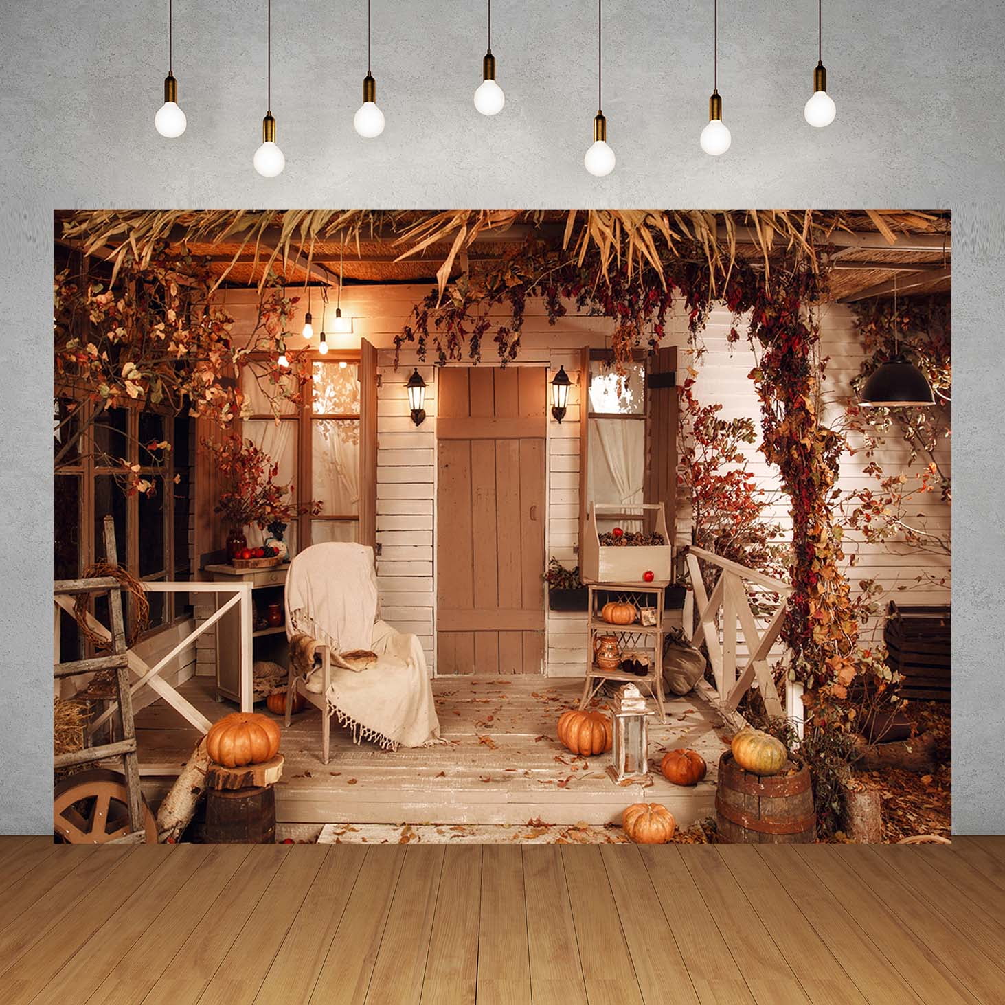 Photo Booth Backdrops Halloween Pumpkins r Vinyl Photography ...