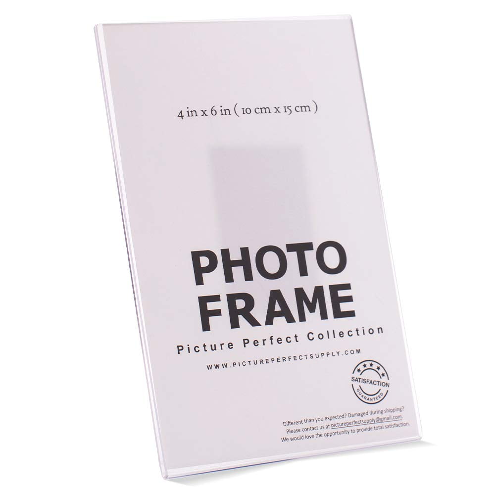 Photo Booth Frames 4x6 Magnetic Clear Acrylic Picture Frame (50 Pack ...