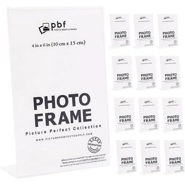 Photo Booth Frames Acrylic Sign Stand Durable Clear 7x5 Slanted ...