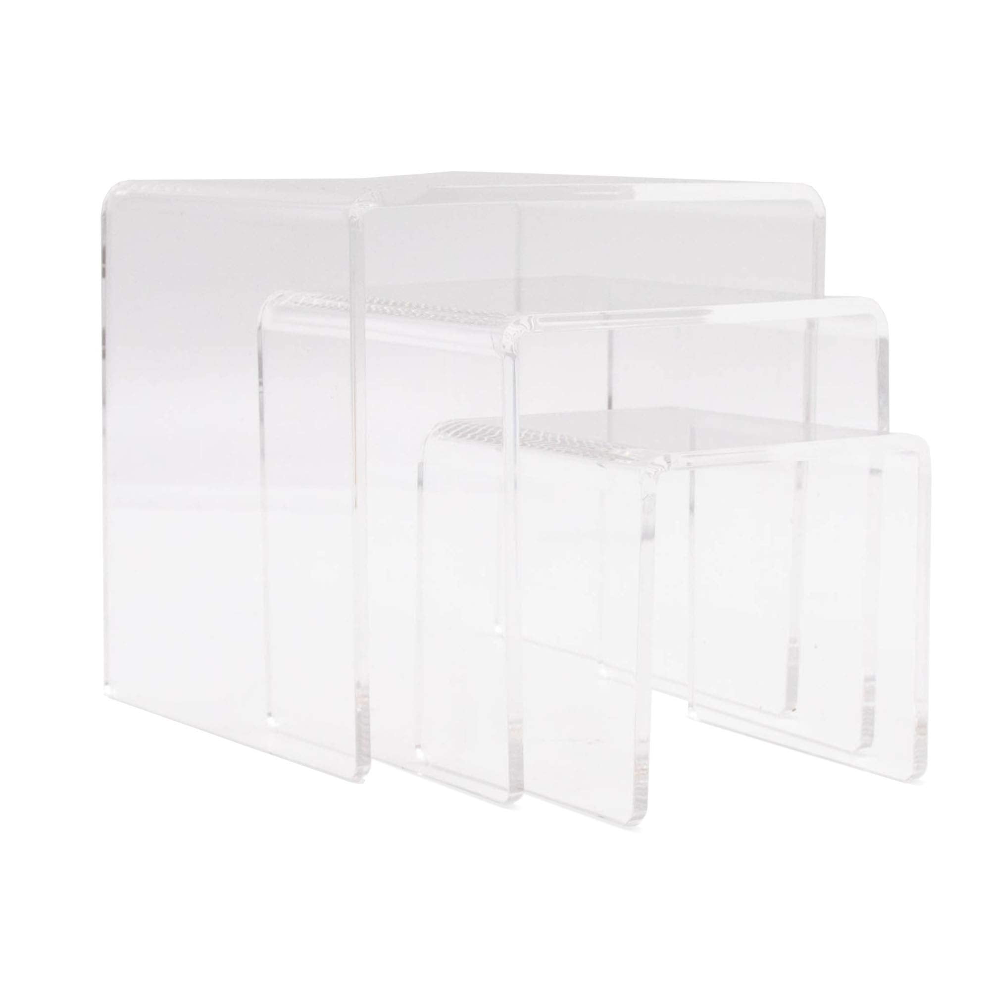 Photo Booth Frames Acrylic Riser Display Stands - 3 Pieces- Clear ...