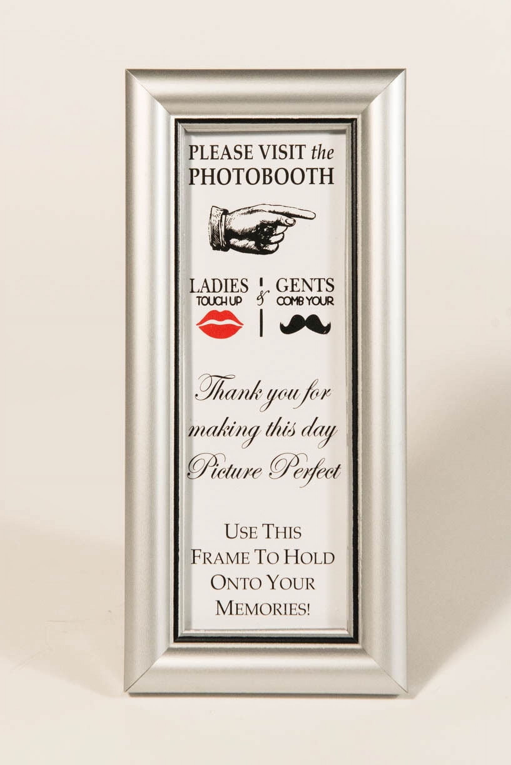 Photo Booth Frames for Photo Booth Strips, 2x6, premium silver frame 80 ...