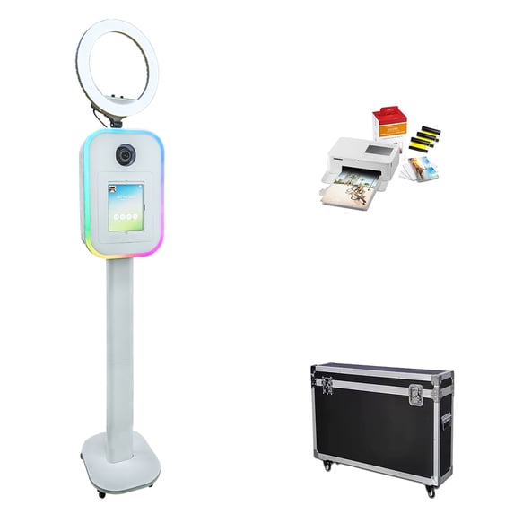 Photo Booth with Printer for iPad 13" 12.9" 11" 10.9" 10.5" 10.2" and ...