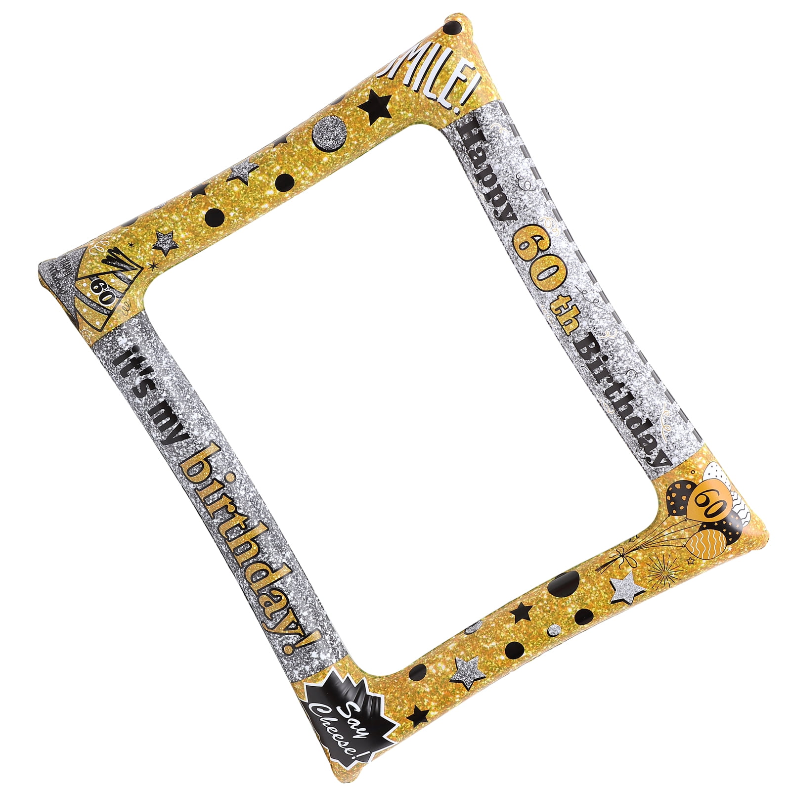 Photo Booth Sign Birthday Inflatable Frame Paper Alternative - Walmart.com