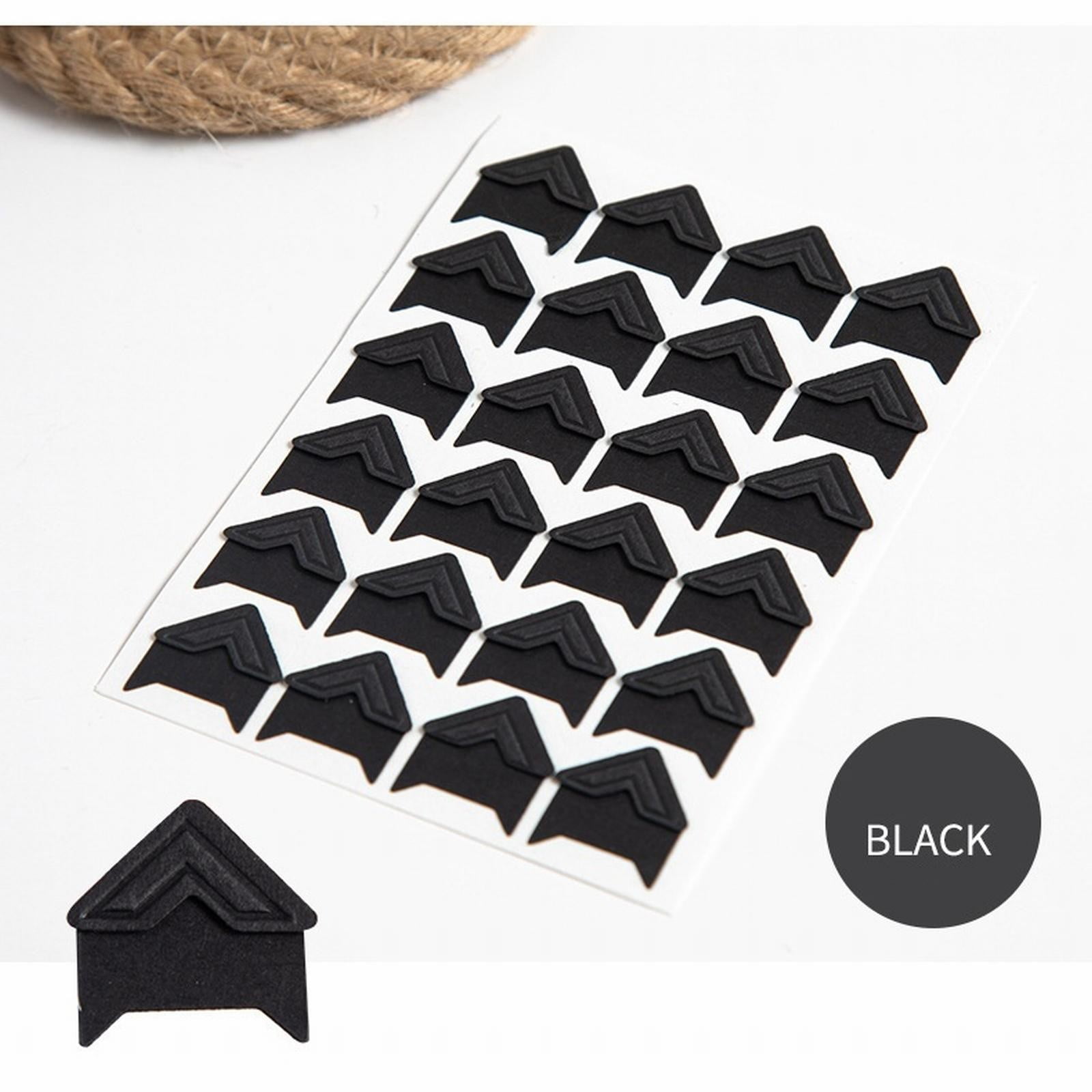Photo Corners Self Adhesive For DIY Photo Album Journal Cowhide Photo ...