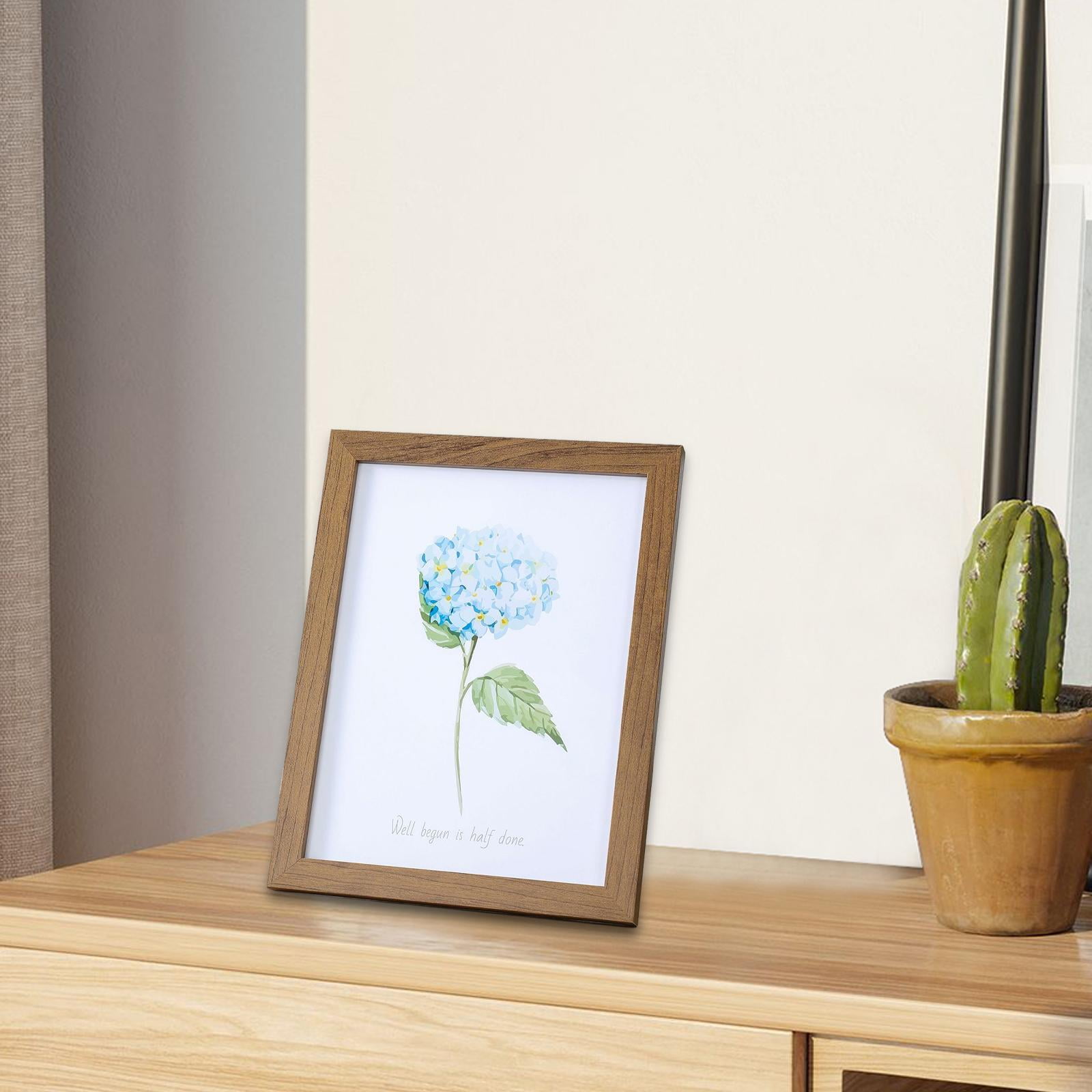 Photo Display Frame Tabletop Wall Hanging Minimalism Picture Frame ...