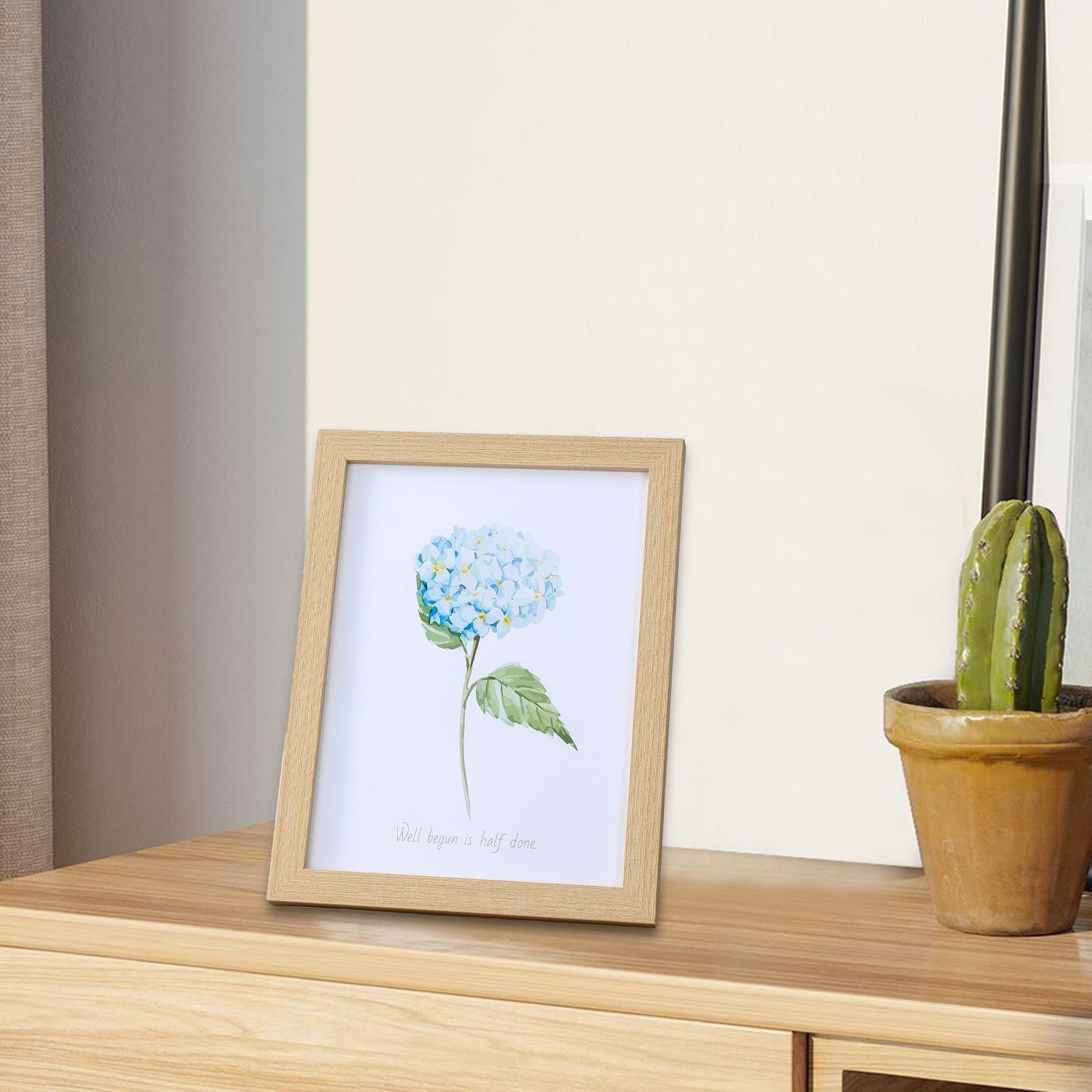 Photo Display Frame Tabletop Wall Hanging Minimalism Picture Frame ...