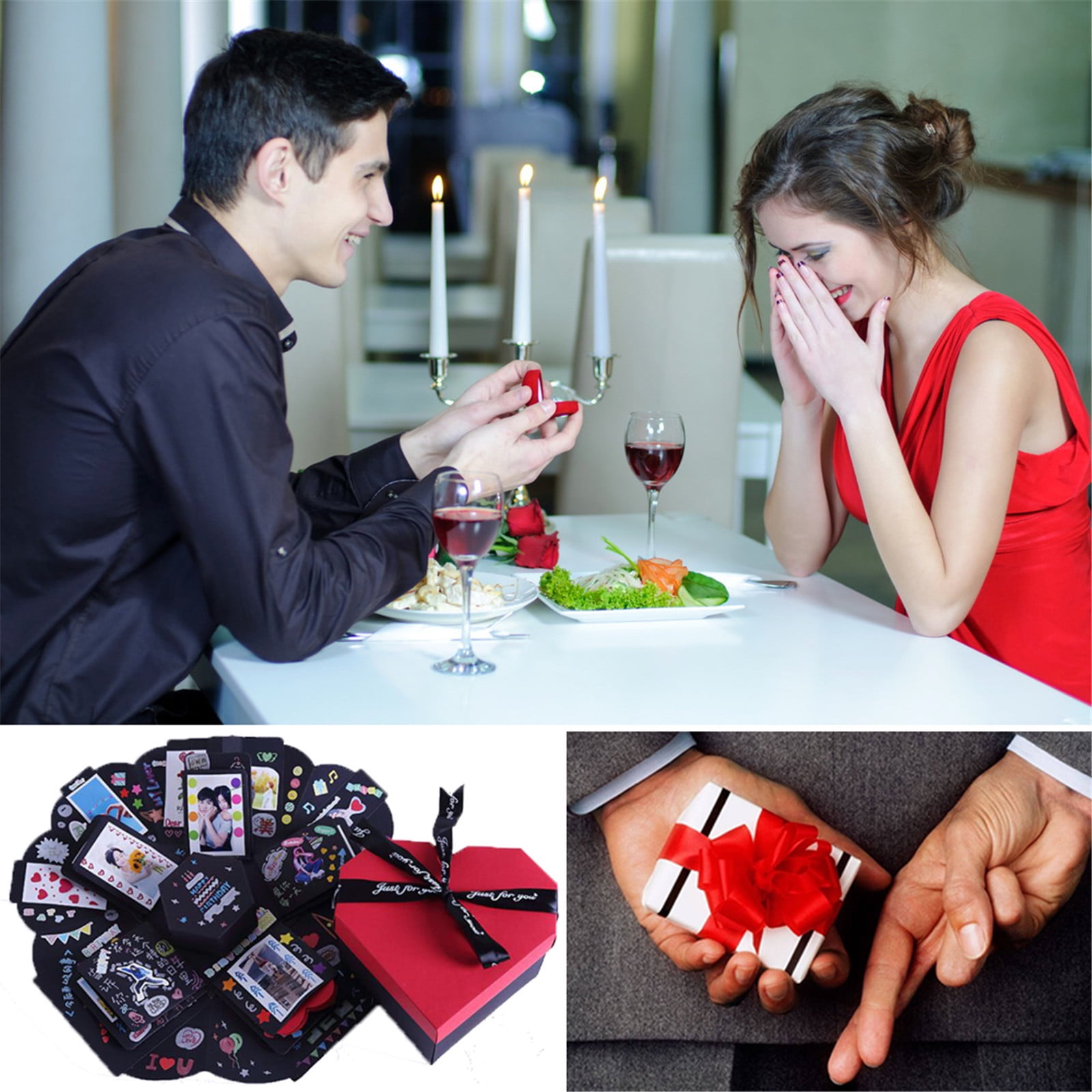 Photo Easy Fold To Creative Explosion Handmade Box Album Box with Home ...