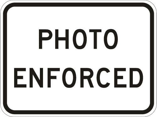 Photo Enforced Sign Regulatory Traffic Signs Metal Sign Tin Sign 8x12 ...