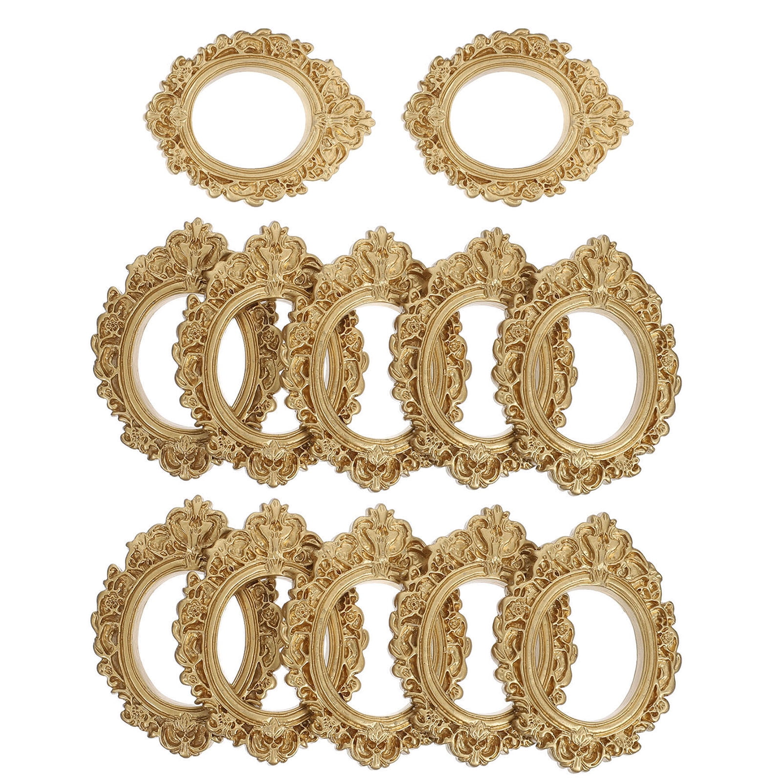 12Pcs Vintage Resin Picture Frames Antique Photo Frames Wall Hanging ...