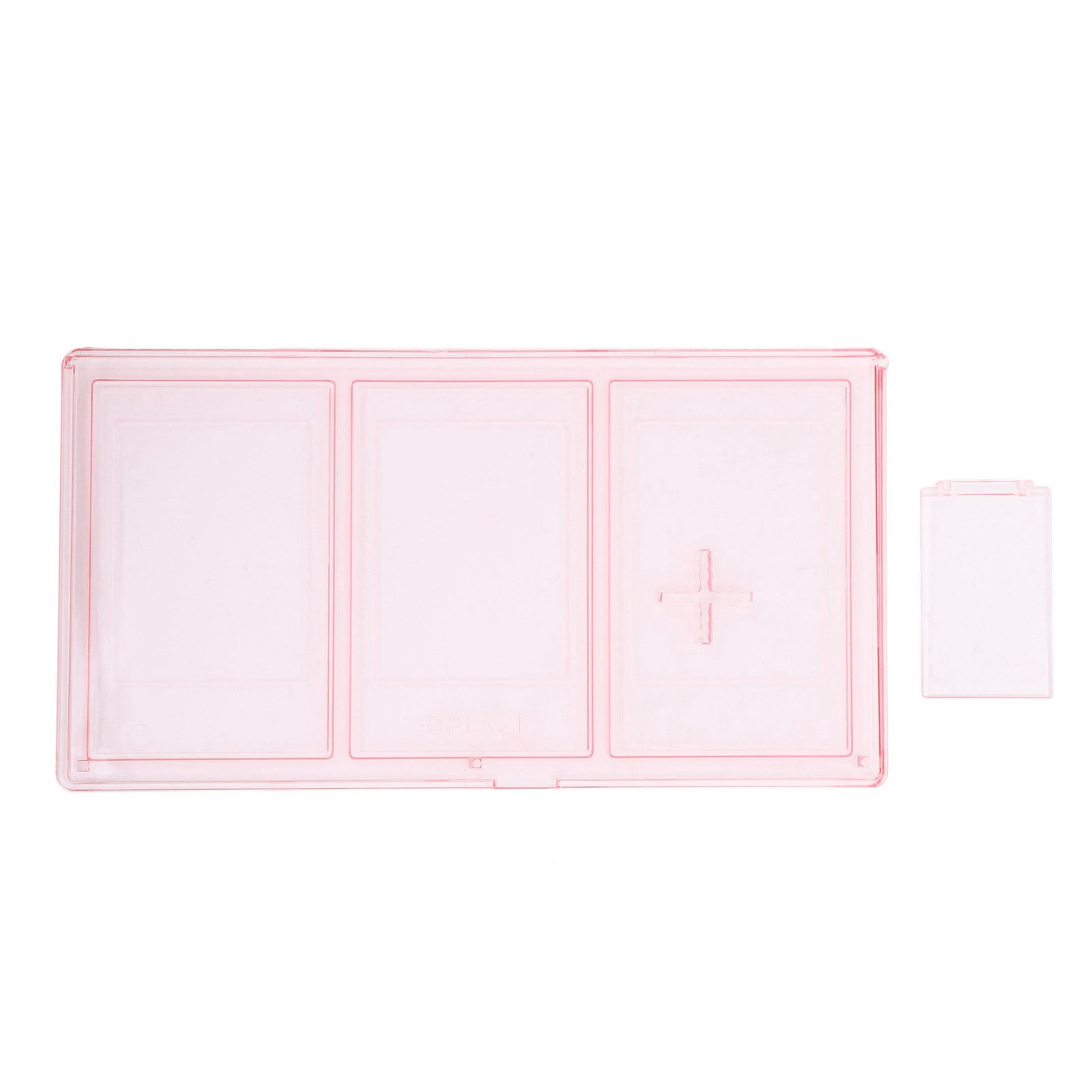 Photo Frame 3 Openings Clear PC Display 3in 4x3 Picture with Stand ...