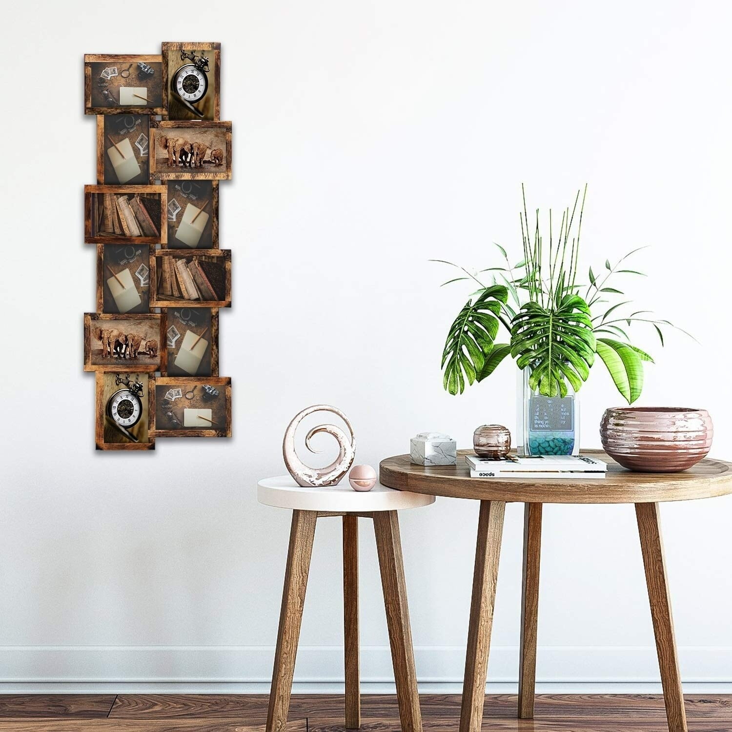 Photo Frame 32x12 Golden PVC Picture Frame Selfie Gallery Collage for ...