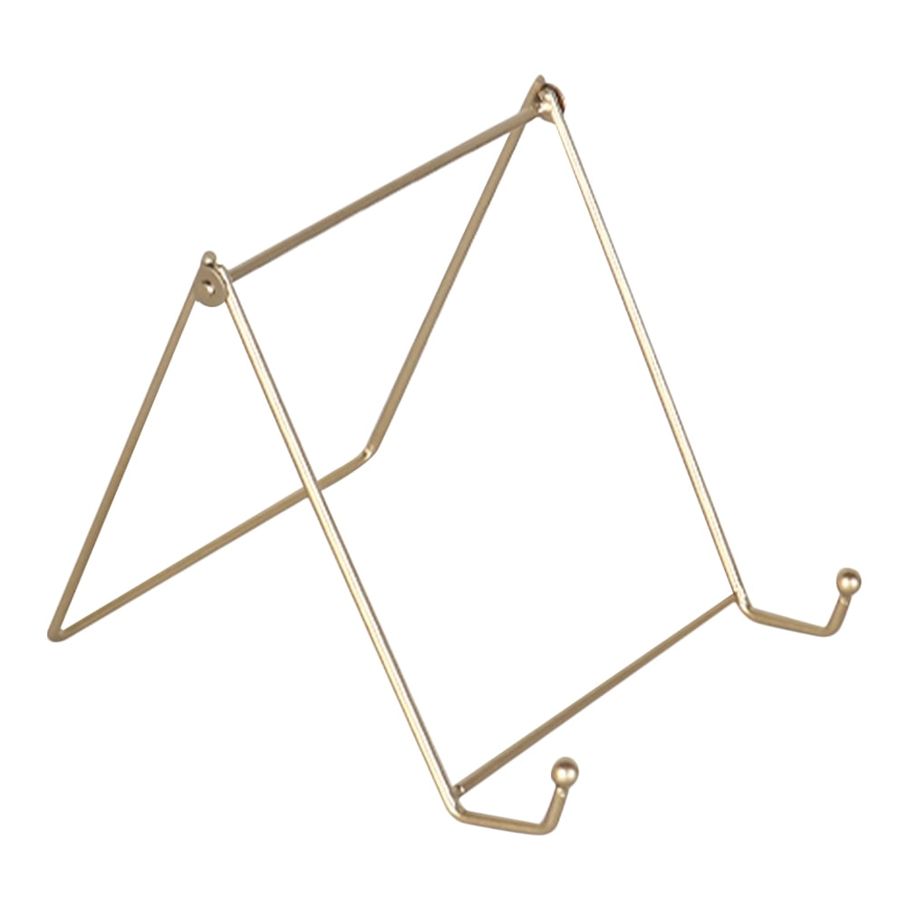 Photo Frame Base Plate Stand Display Stands Picture for Brackets Golden ...