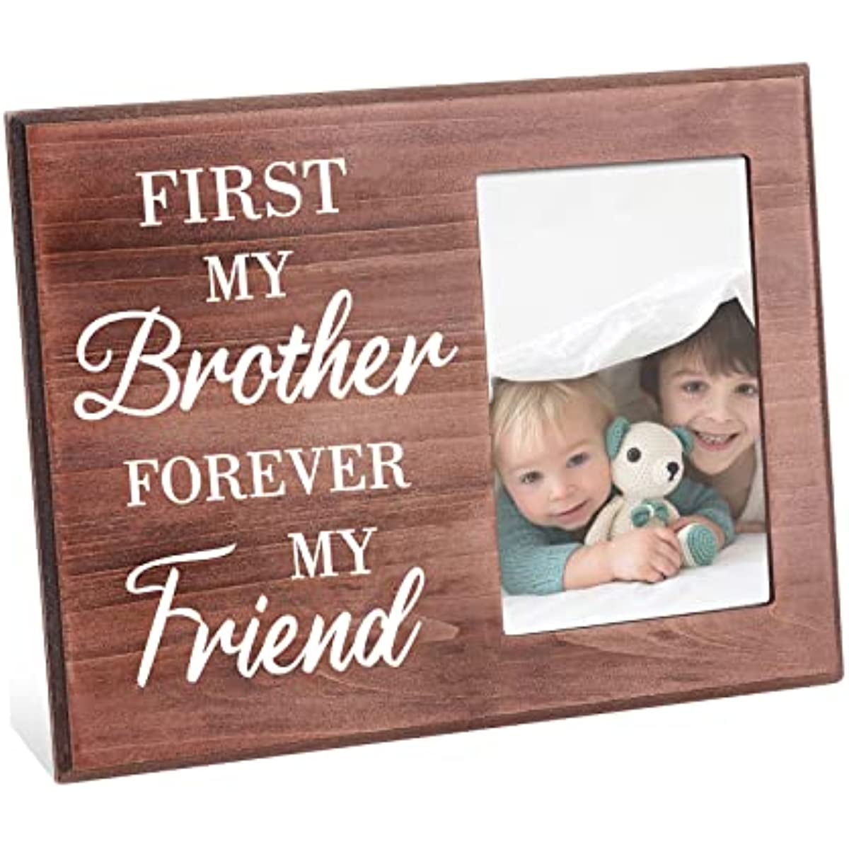 Photo Frame for Brother - First My Brother Forever My Friend Memorial ...