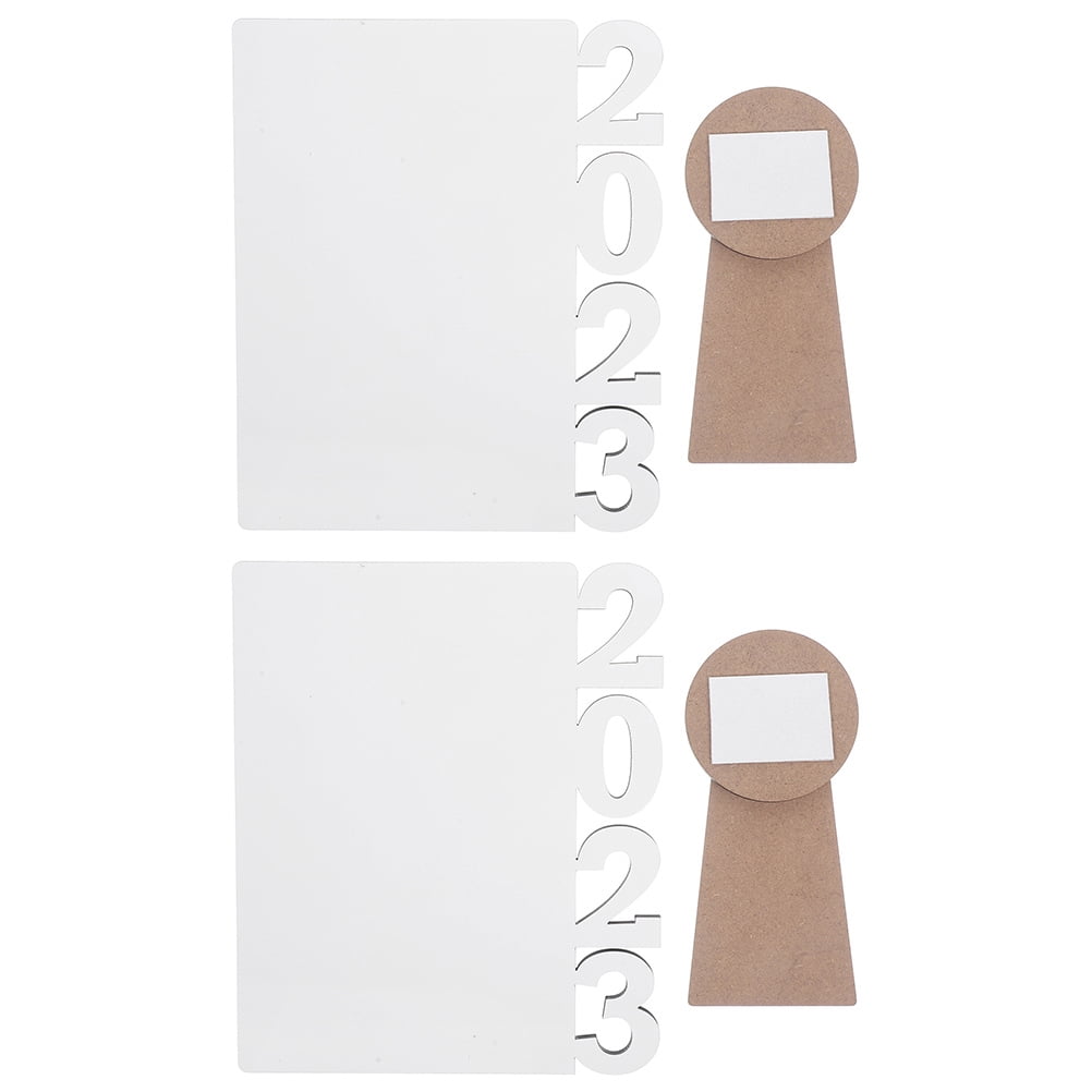 HOMEMAXS 2Pcs Grad Diy Gift Sublimation Blanks Photo Frames for Home ...