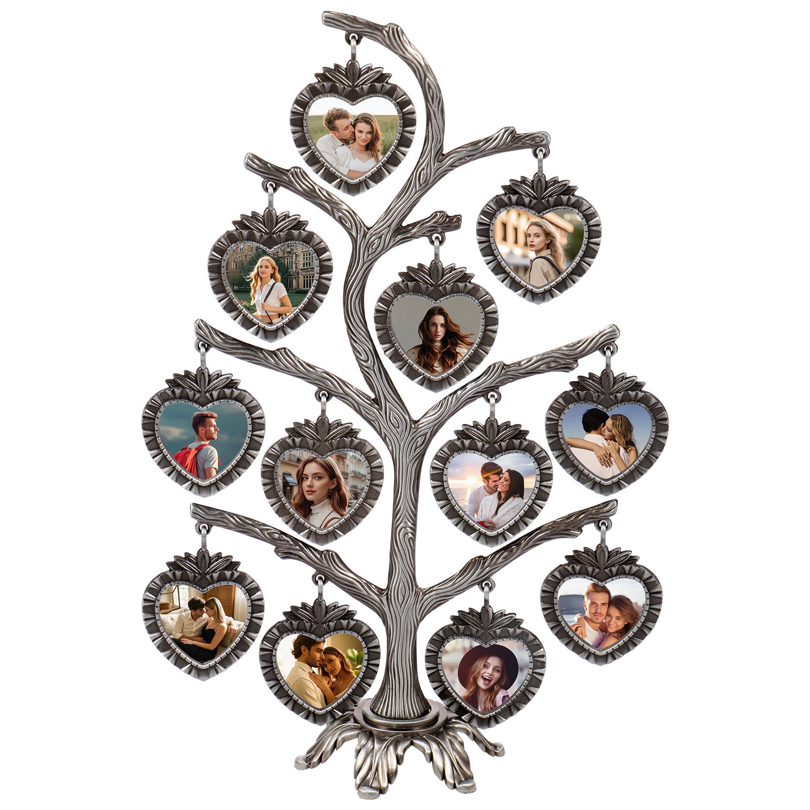 Photo Frame Family Tree Metal Family Tree Photo Frame Tree Shape ...