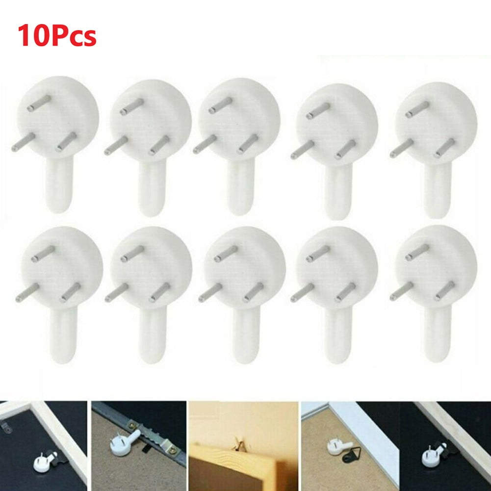 Photo Frame Hook Picture Frame Nail 10pcs Hanging Hook Invisibl Plastic ...