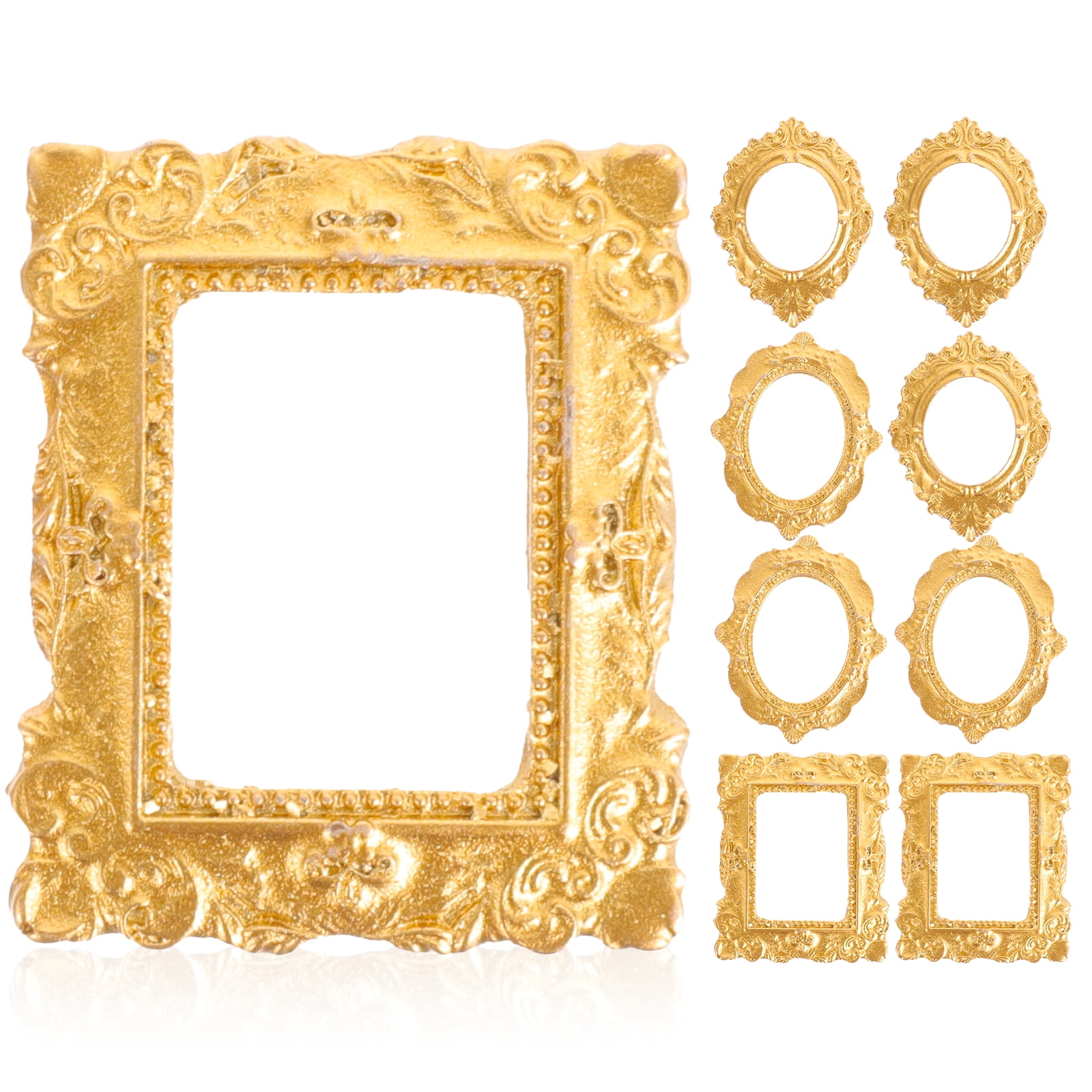 NIAIZEK Mini Photo Props Golden Resin 15Set Diy Craft - Walmart.com