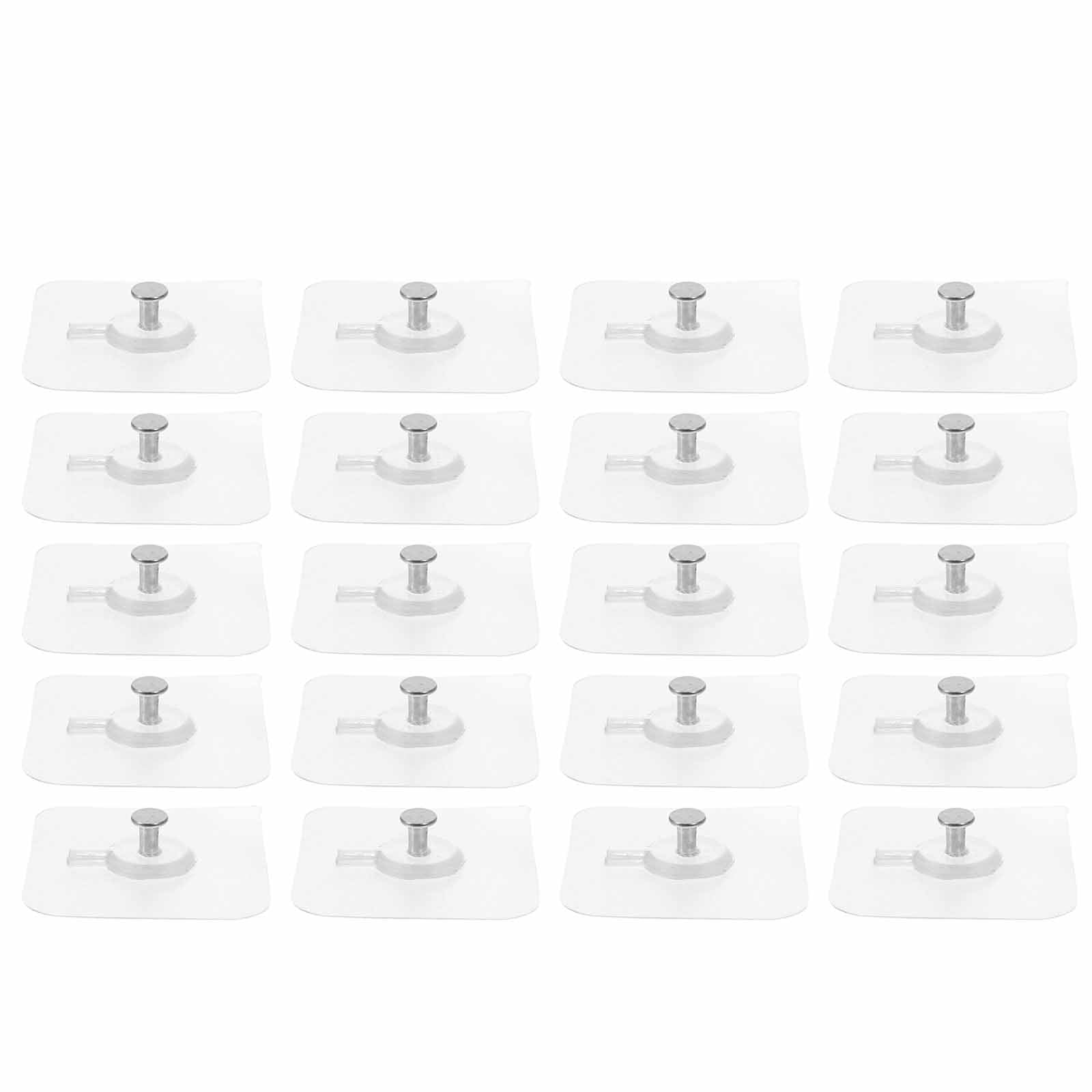 20PCS Adhesive Pads Wall Peg Stickers for Non Trace Hanging Hooks ...
