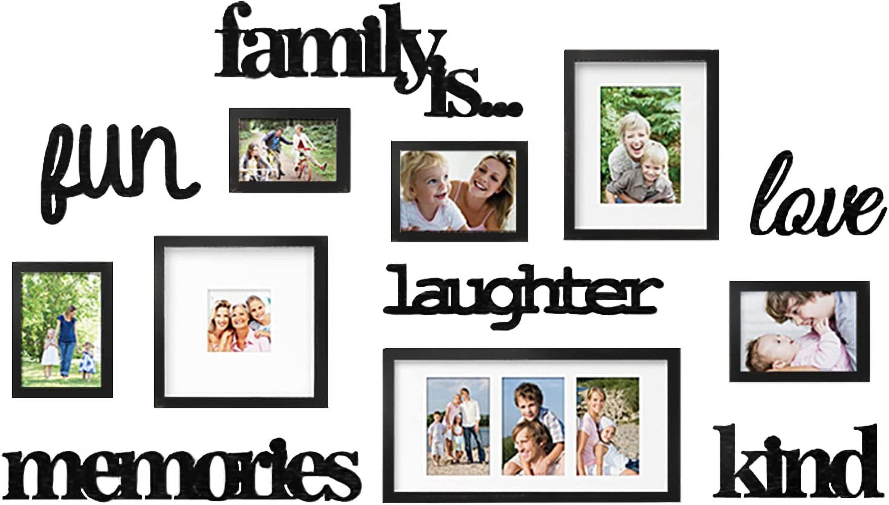 Photo Frame | Plaque College Frame - Black Wall Decoration Combination ...