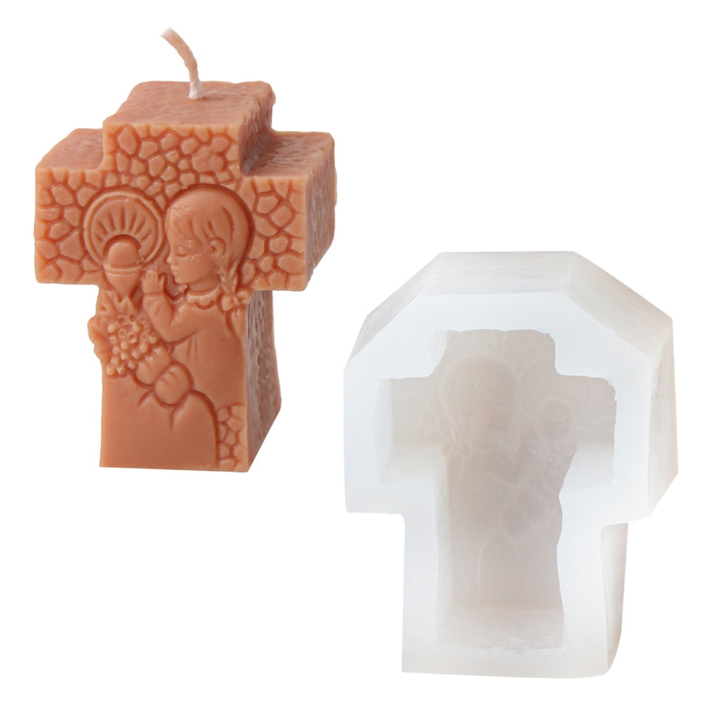 Photo Frame Shaped Silicone Candle Molds Religious Family Themed ...