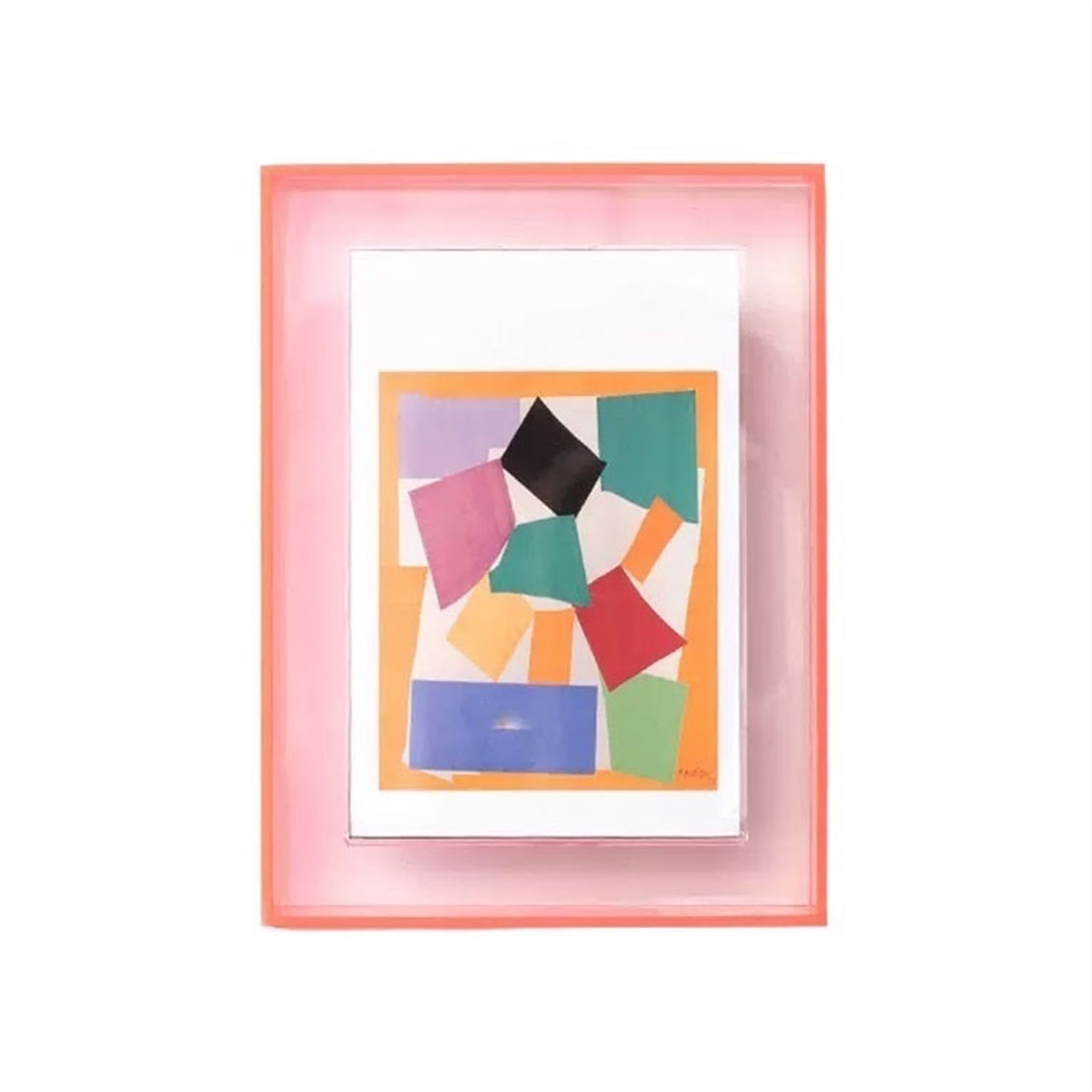 Photo Frames Colored Acrylic Photo Display Frame Desktop Decorative ...