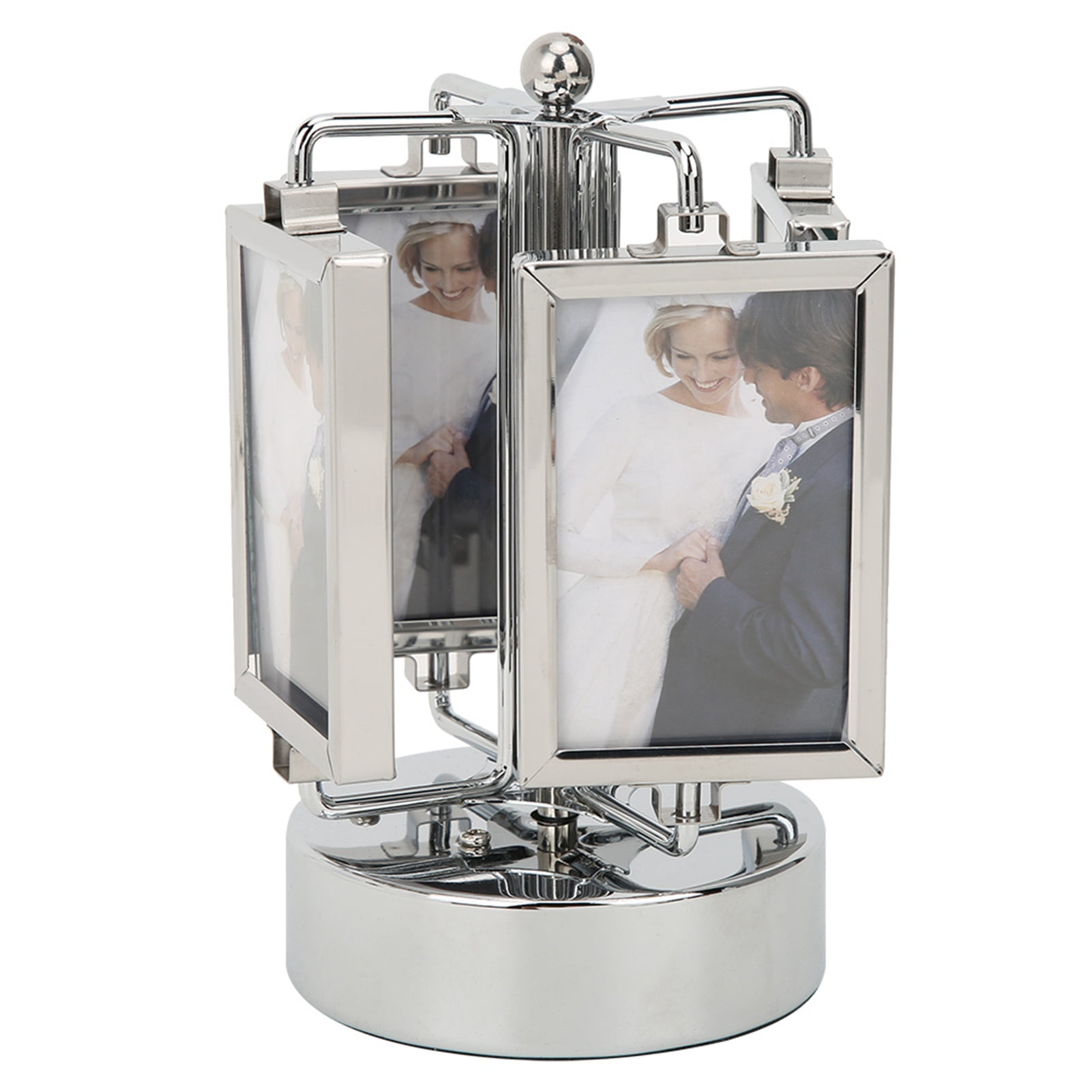 Photo Frames, Rotating Photo Frame Music Box Picture Frame Home Living ...