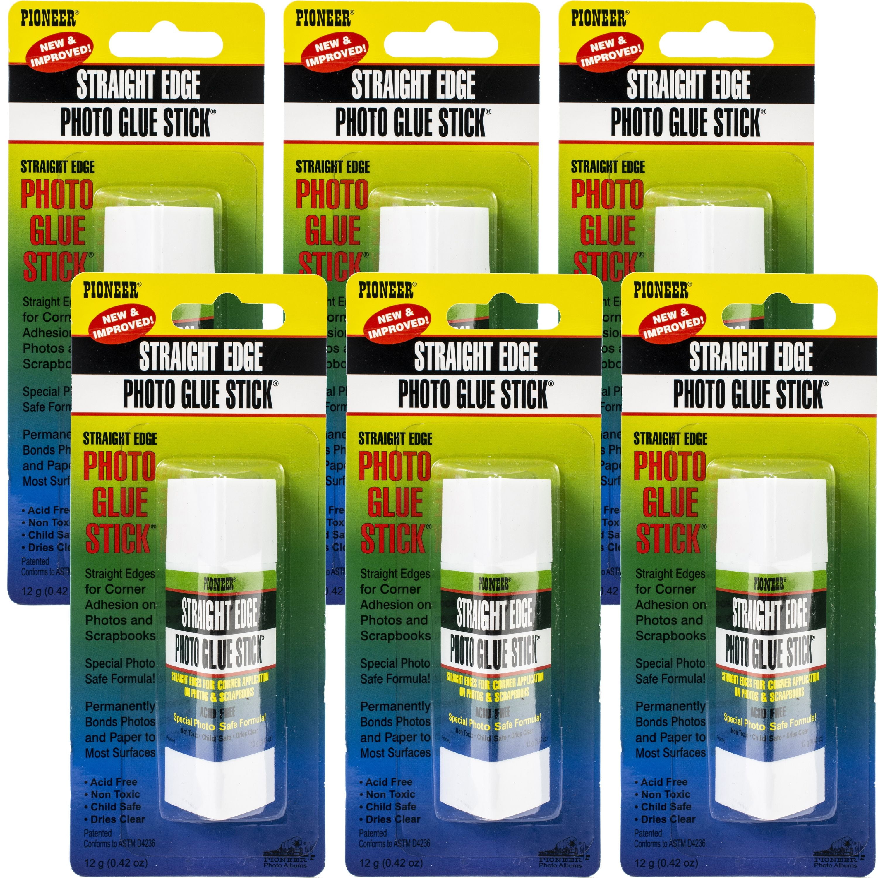 Photo Glue Stick Square Dual Edge .71oz-Multipack Of 6 - Walmart.com