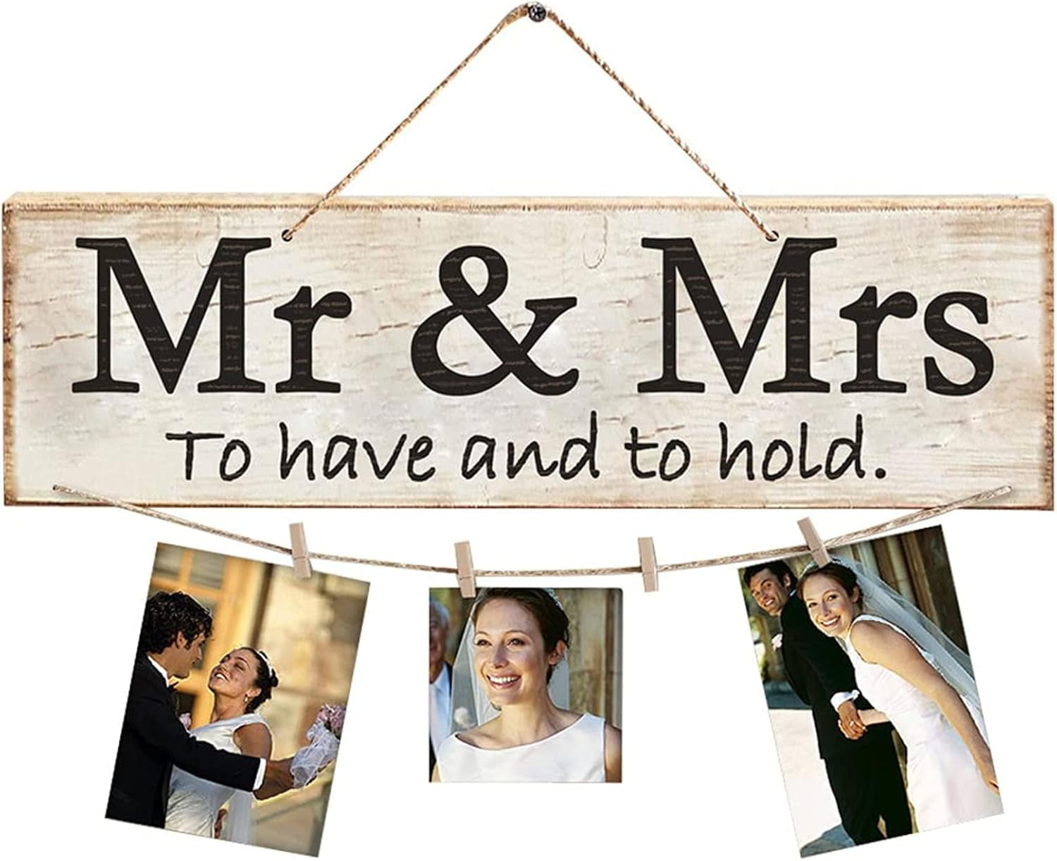 Photo Hanging Display Board, Clip Photo Holder, Photo Collage Frame,for ...