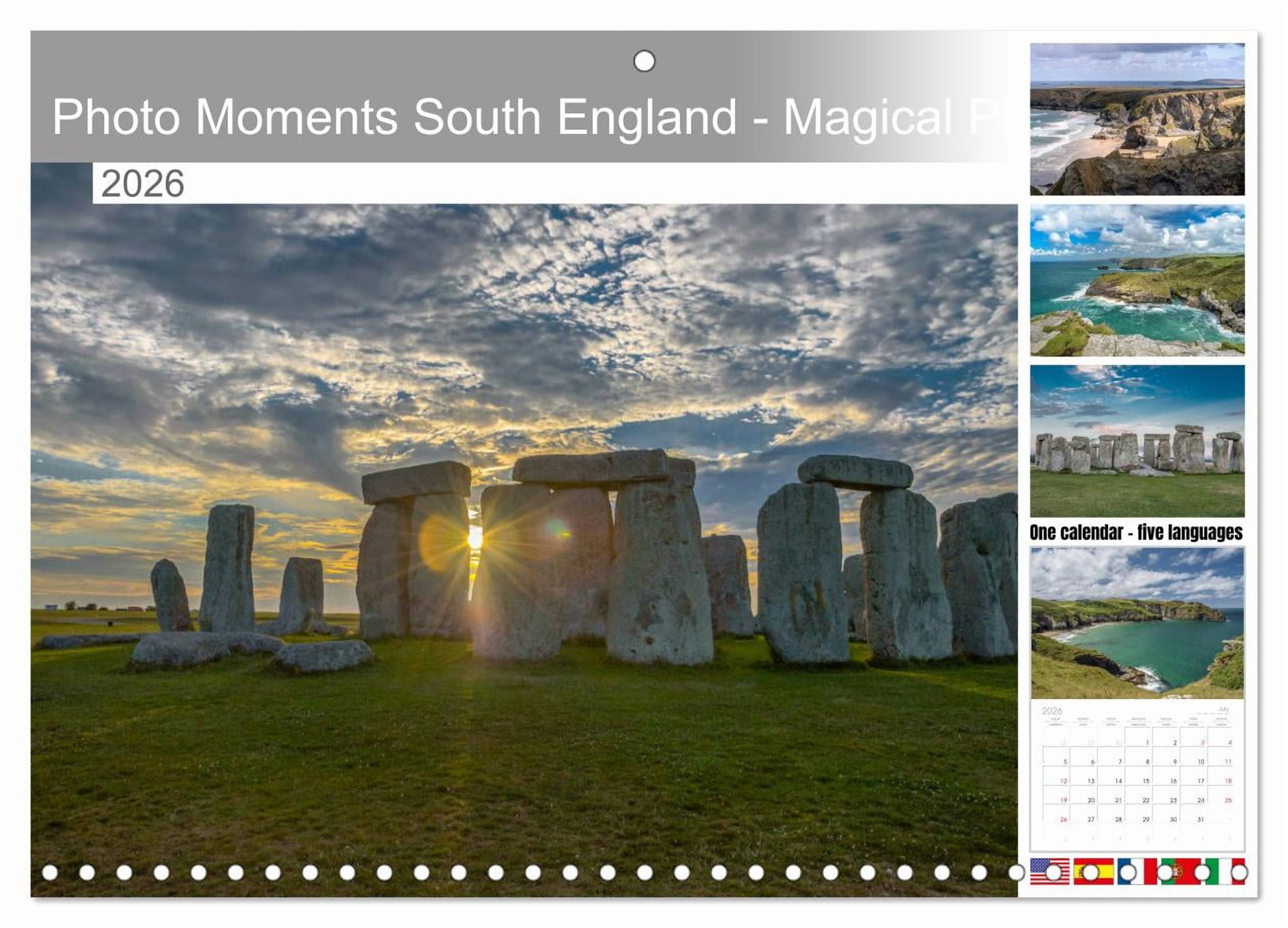 Photo Moments South England - Magical Places (Monthly Wall Calendar ...