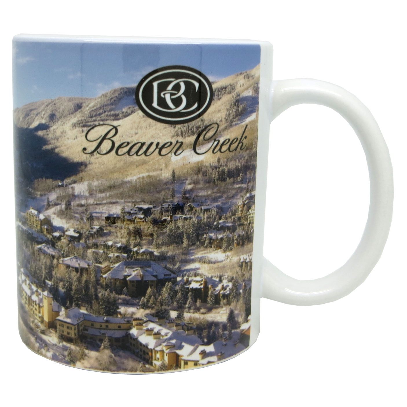 Photo Mug Ceramic Aerial viewith with resort logo Beaver Creek CO ...