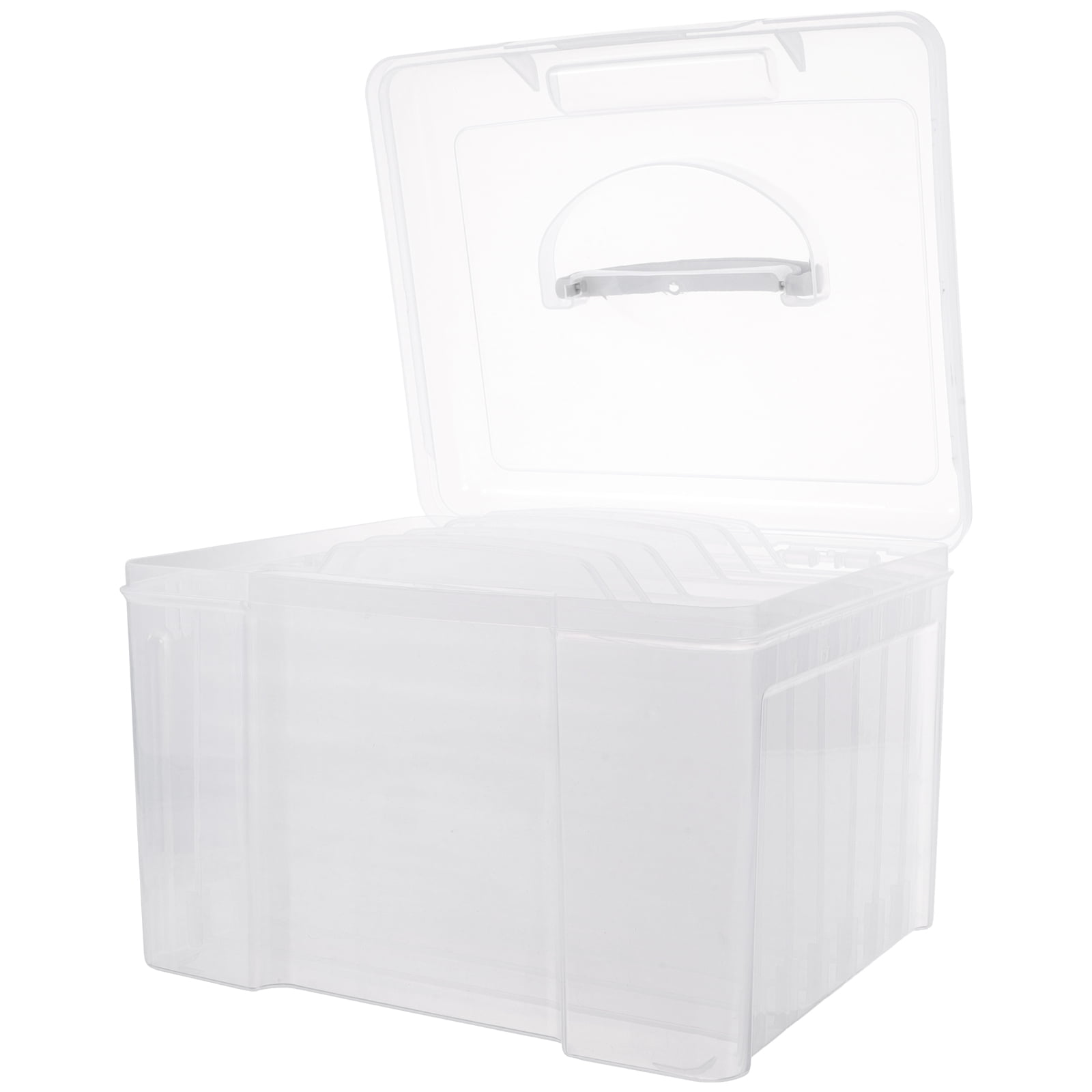 Photo Organizer Keeper Picture Boxes Greeting Card Plastic Case Storage ...