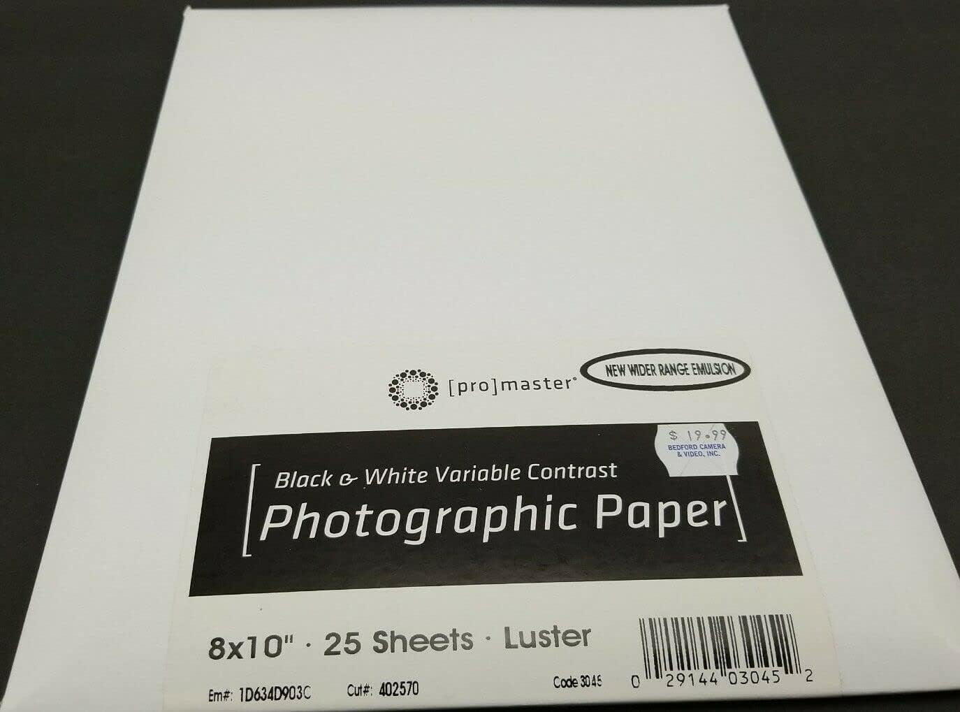 Photo Paper 8" x10" E Luster 25 , (Model 3045) - Walmart.com