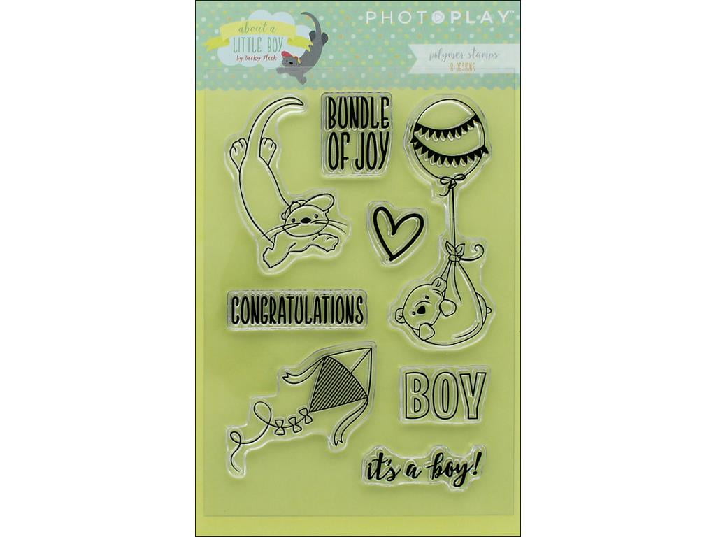 Photo Play About A Little Boy Polymer Stamp - Walmart.com
